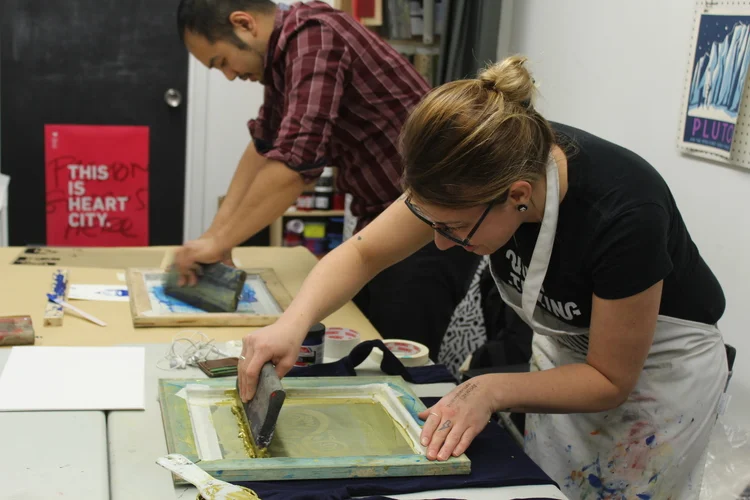 WORKSHOP // Silkscreening 101 Workshop: Introductory — Possible Worlds