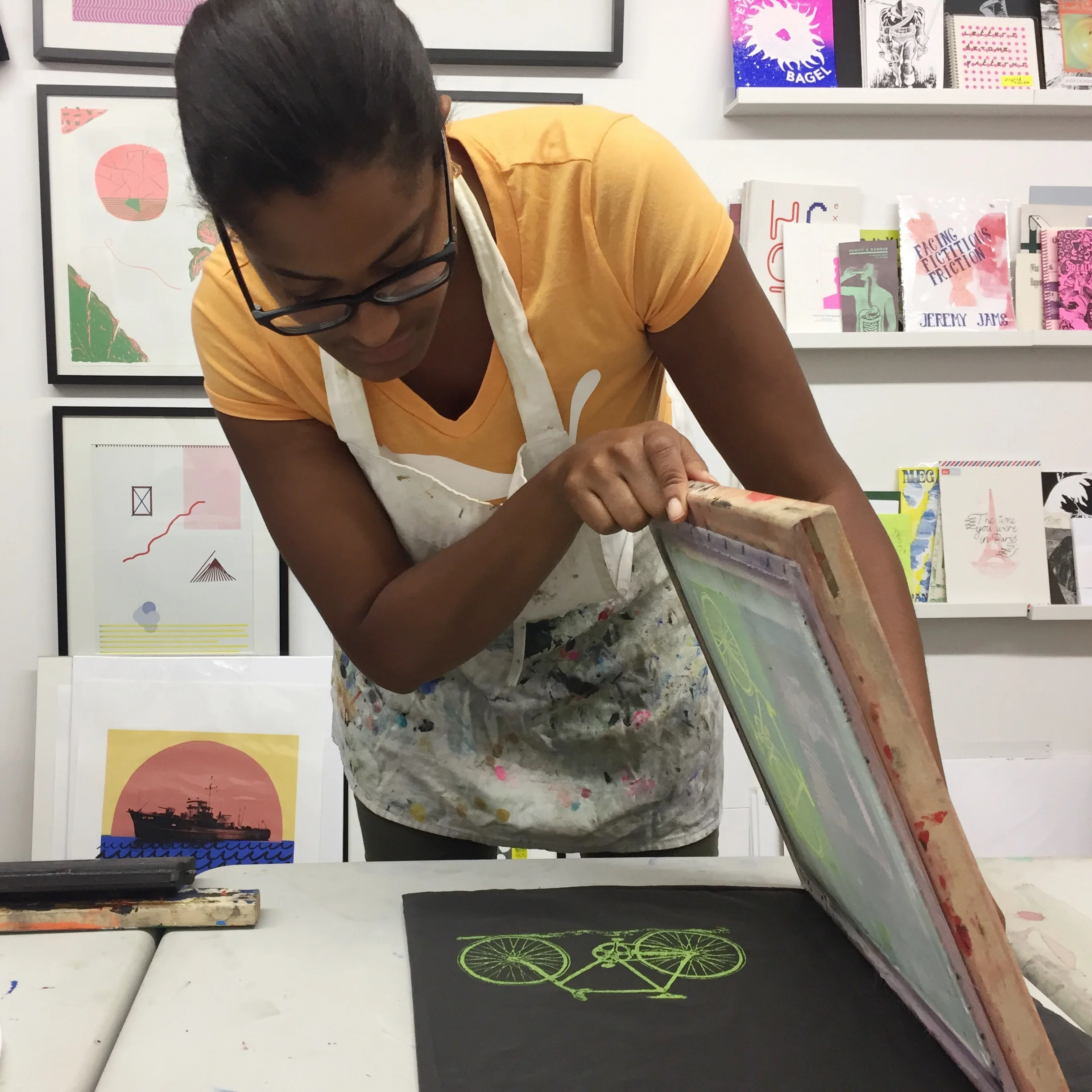 WORKSHOP // Silkscreening 101 Workshop: Introductory — Possible Worlds