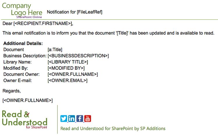 Customise emails to tailor the messages or instructions to users — Read ...