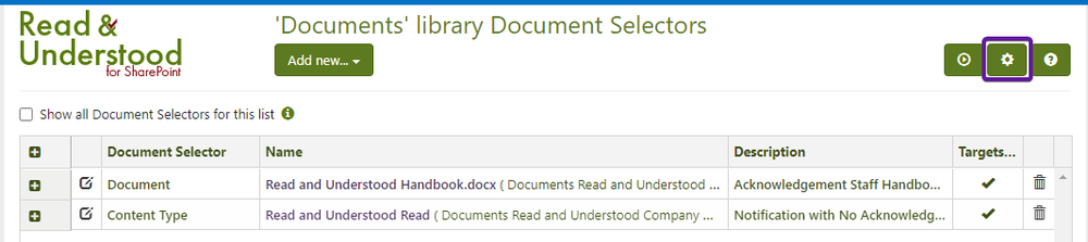 Manage Access to Manage the App and Document Selectors — Read and ...
