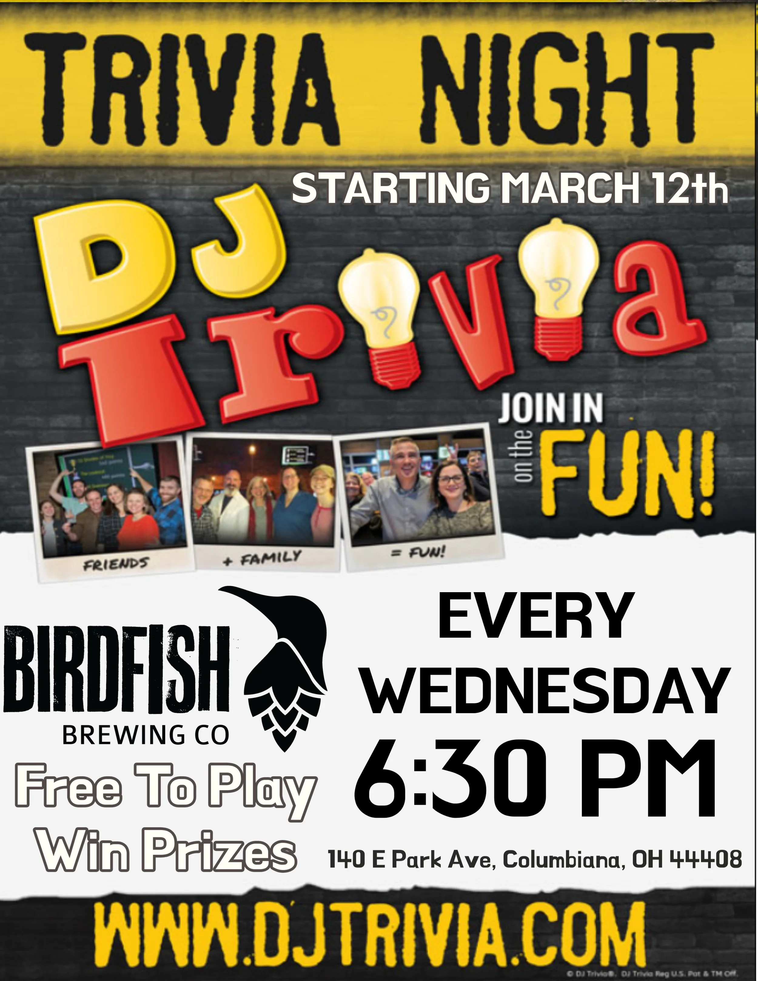 Birdfish Special Events — BIRDFISH