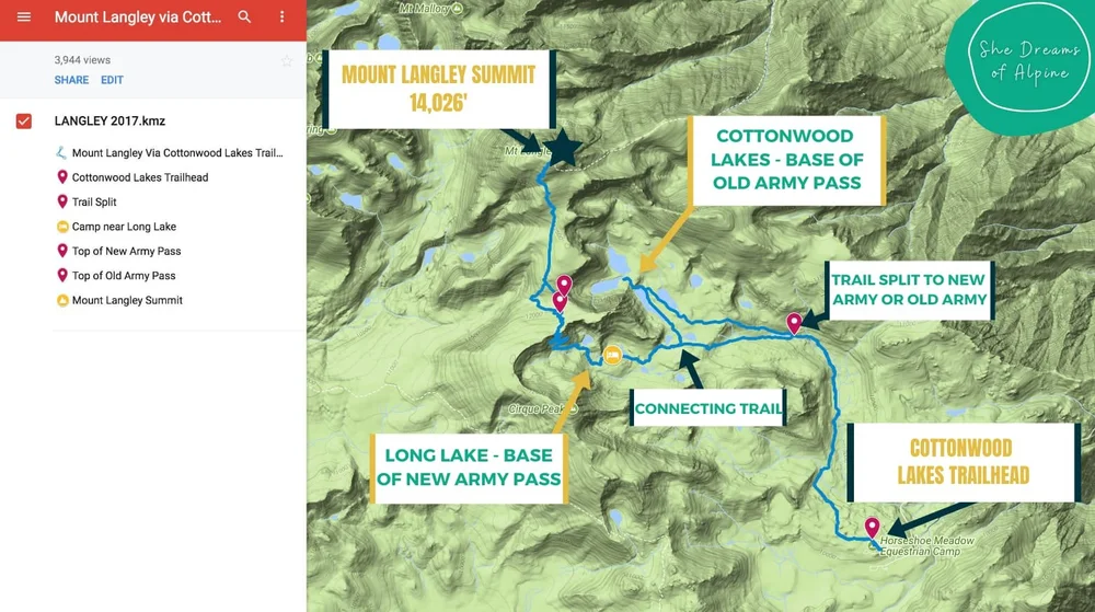 Hiking Mount Langley - California 14er 2025 Trail Guide — She Dreams Of Alpine