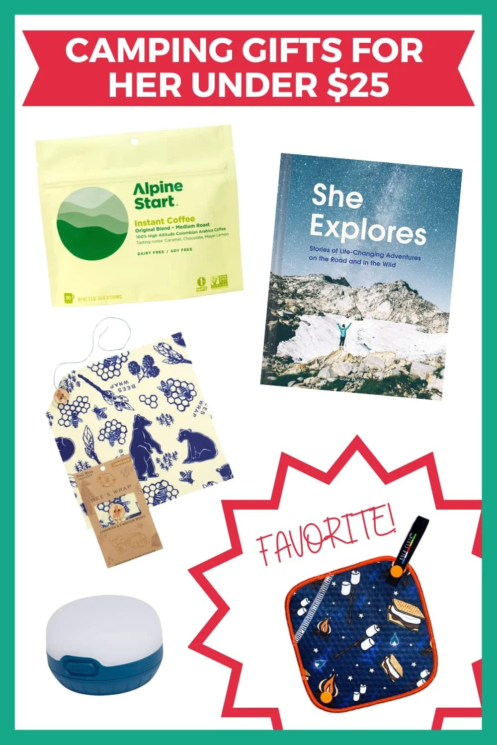 27 Unique Camping Gifts for Her (2025 Gift Guide) — She Dreams Of Alpine