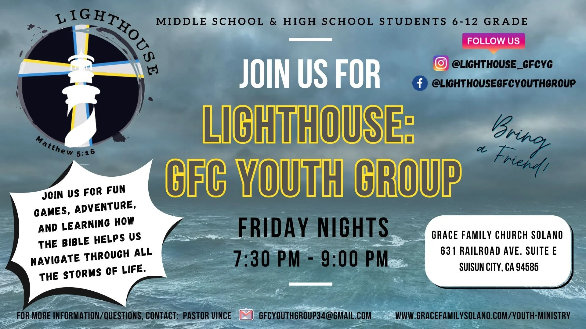 Youth Ministry — Grace Family Church