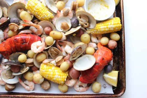 Kitchen clambake — Me & The Moose