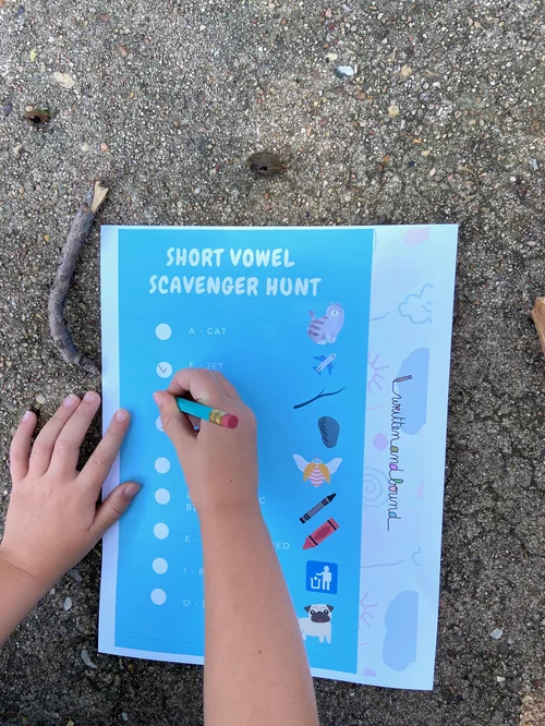 Printable Phonics Scavenger Hunts — Written & Bound