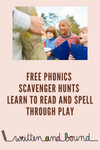 Printable Phonics Scavenger Hunts — Written & Bound