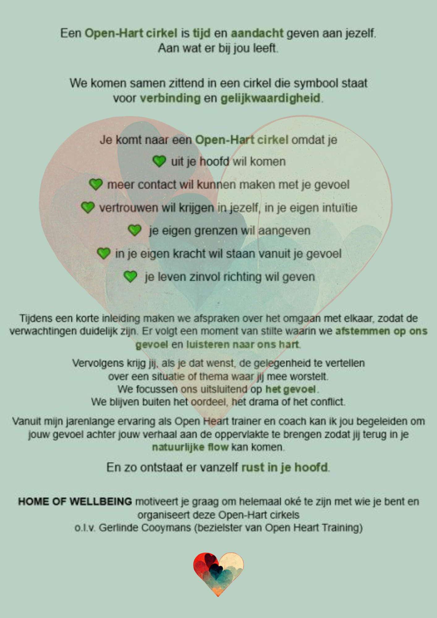 OPEN HART CIRKELS — Open Heart Training