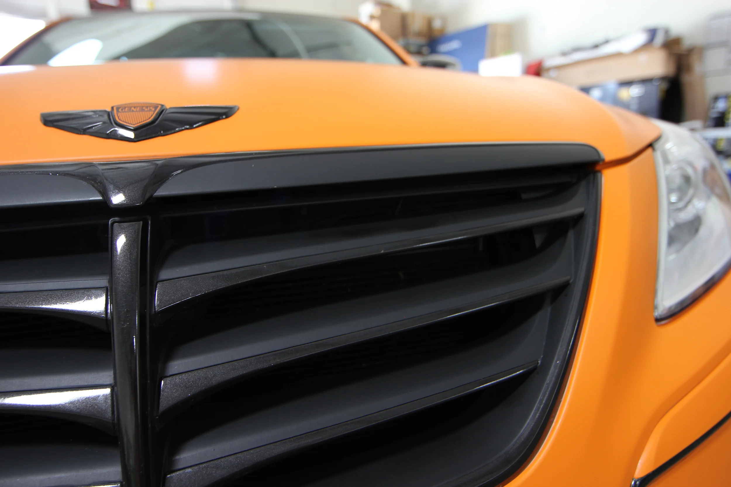 Hyundai Genesis - Matte Orange — Incognito Wraps