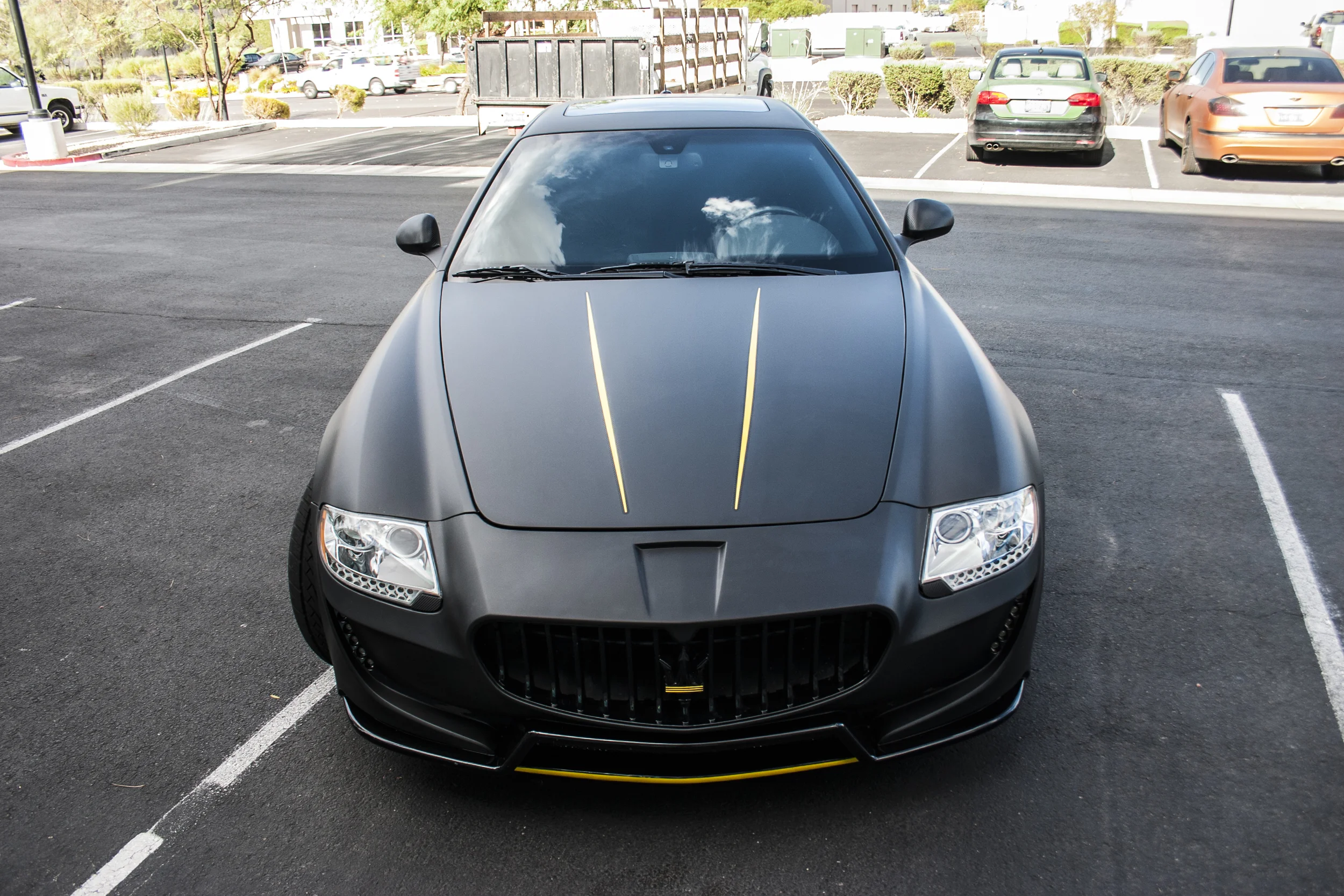 Maserati Quattroporte - Matte Black — Incognito Wraps