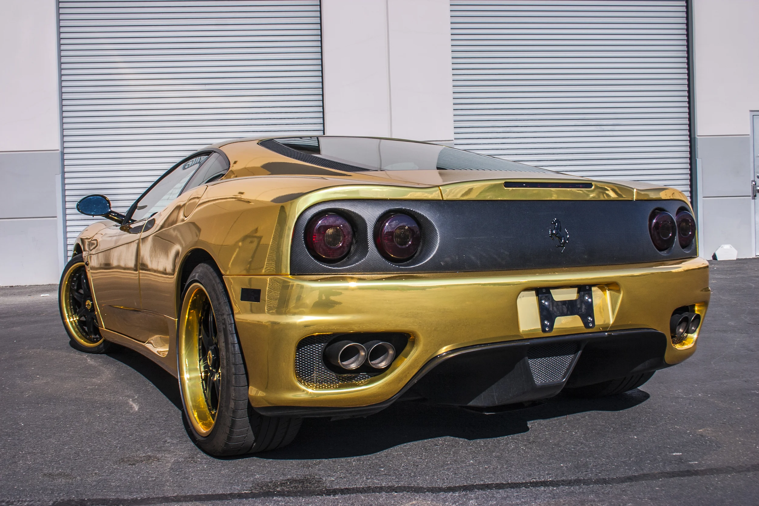 Ferrari 360 Modena - Gold Chrome — Incognito Wraps