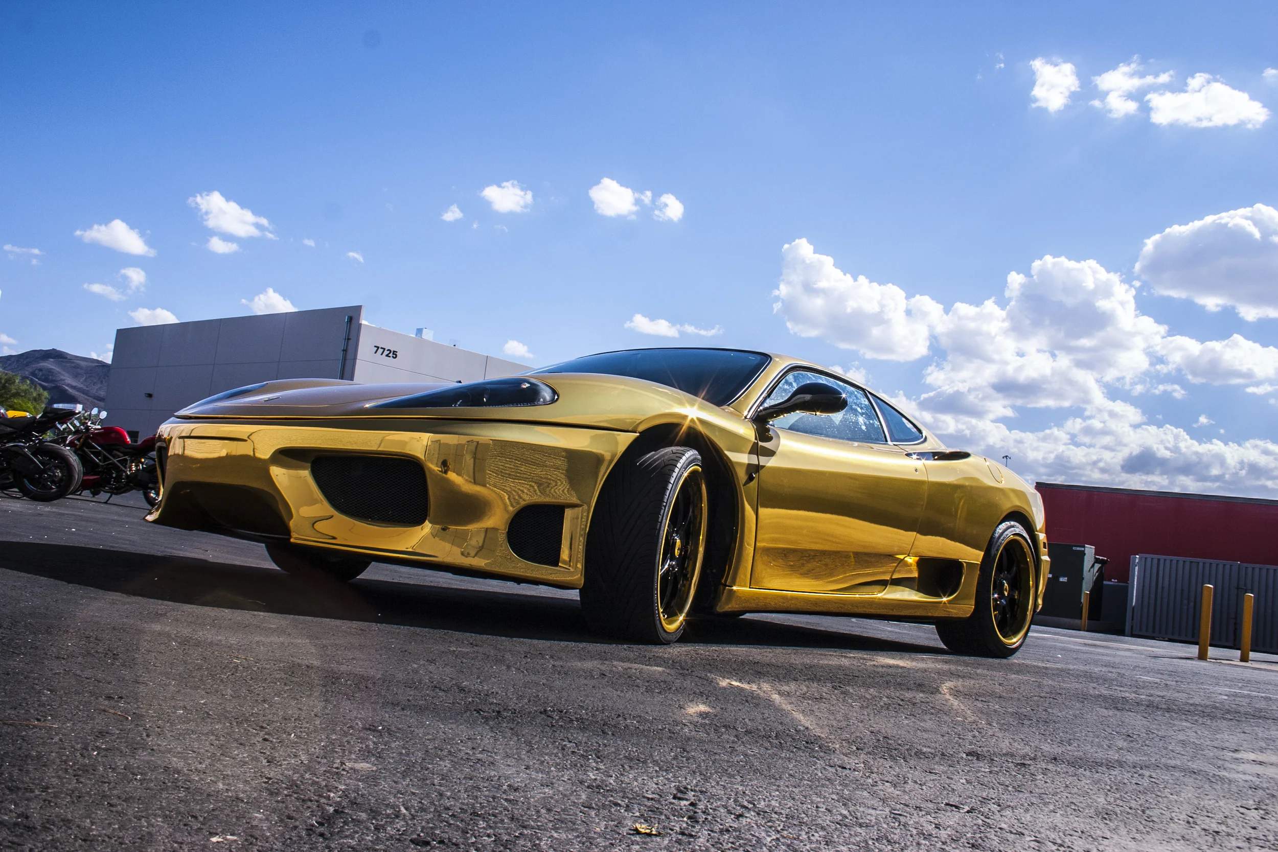 Ferrari 360 Modena - Gold Chrome — Incognito Wraps