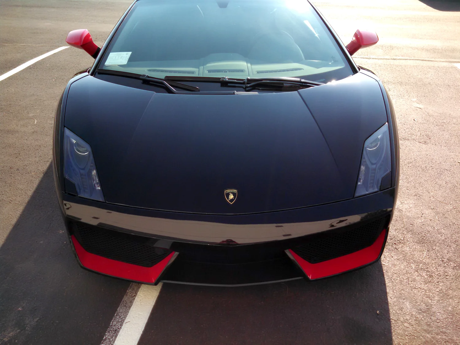 Red And Black Lamborghini Murcielago