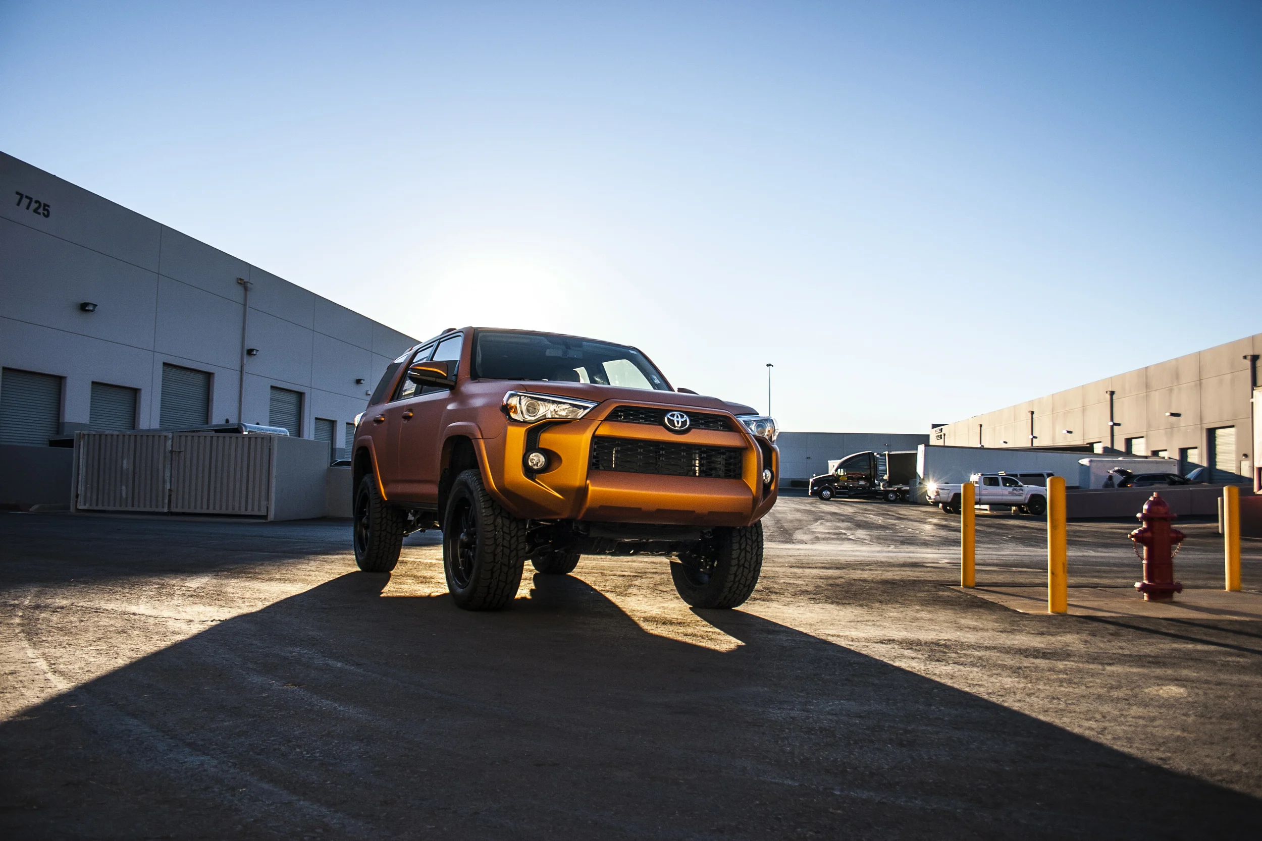 Toyota 4 Runner - Matte Blazing Orange — Incognito Wraps