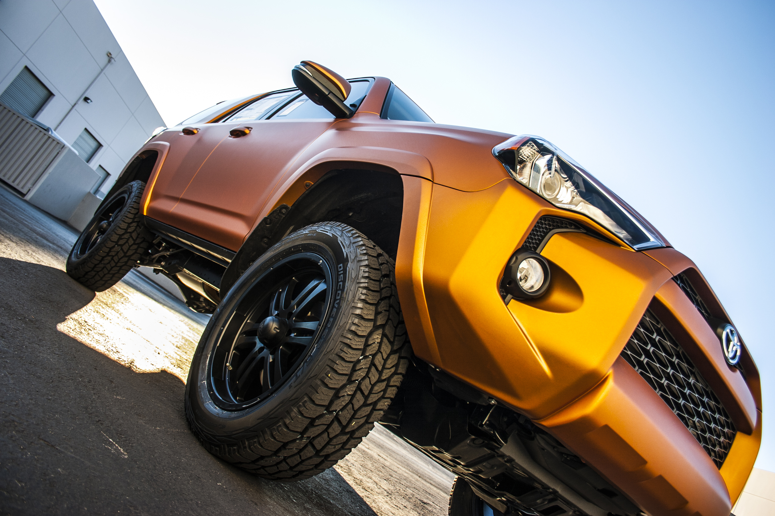 Toyota 4 Runner - Matte Blazing Orange — Incognito Wraps