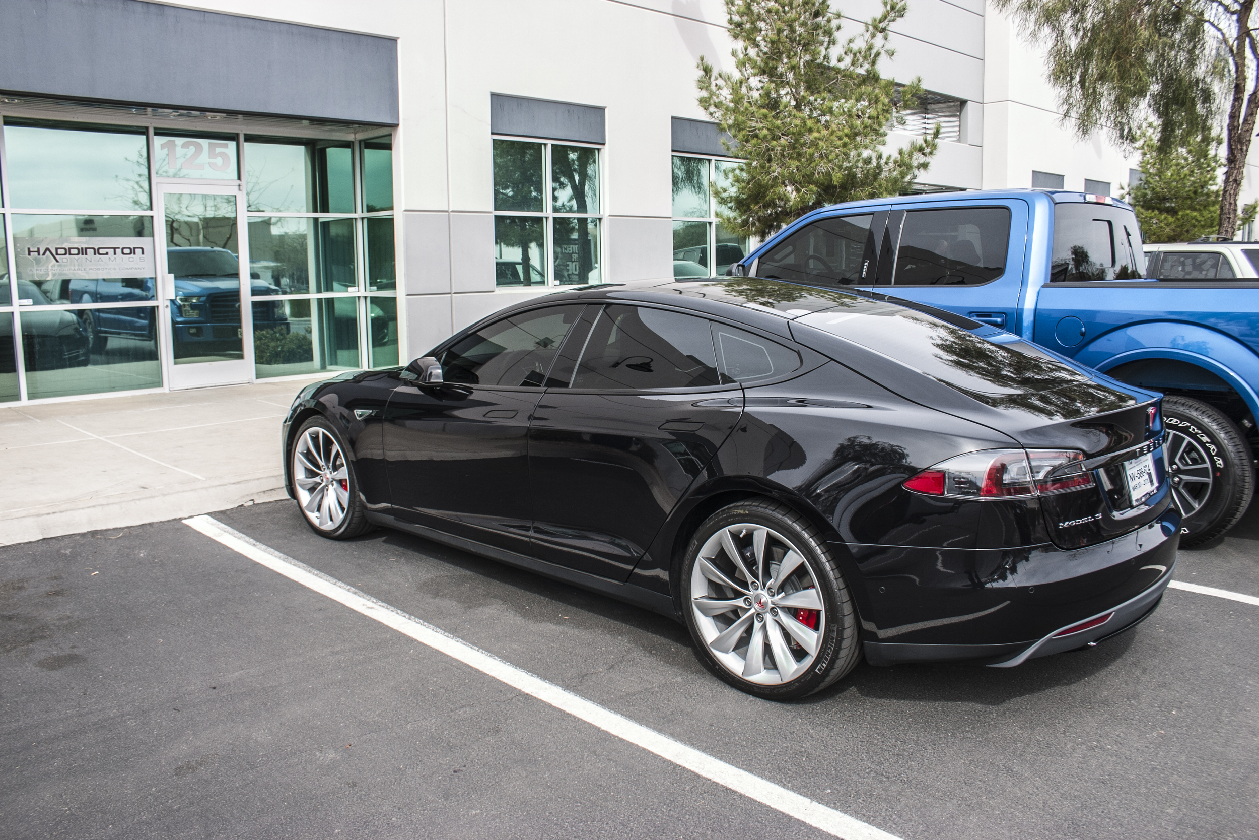 Tesla Model S Blacked Out