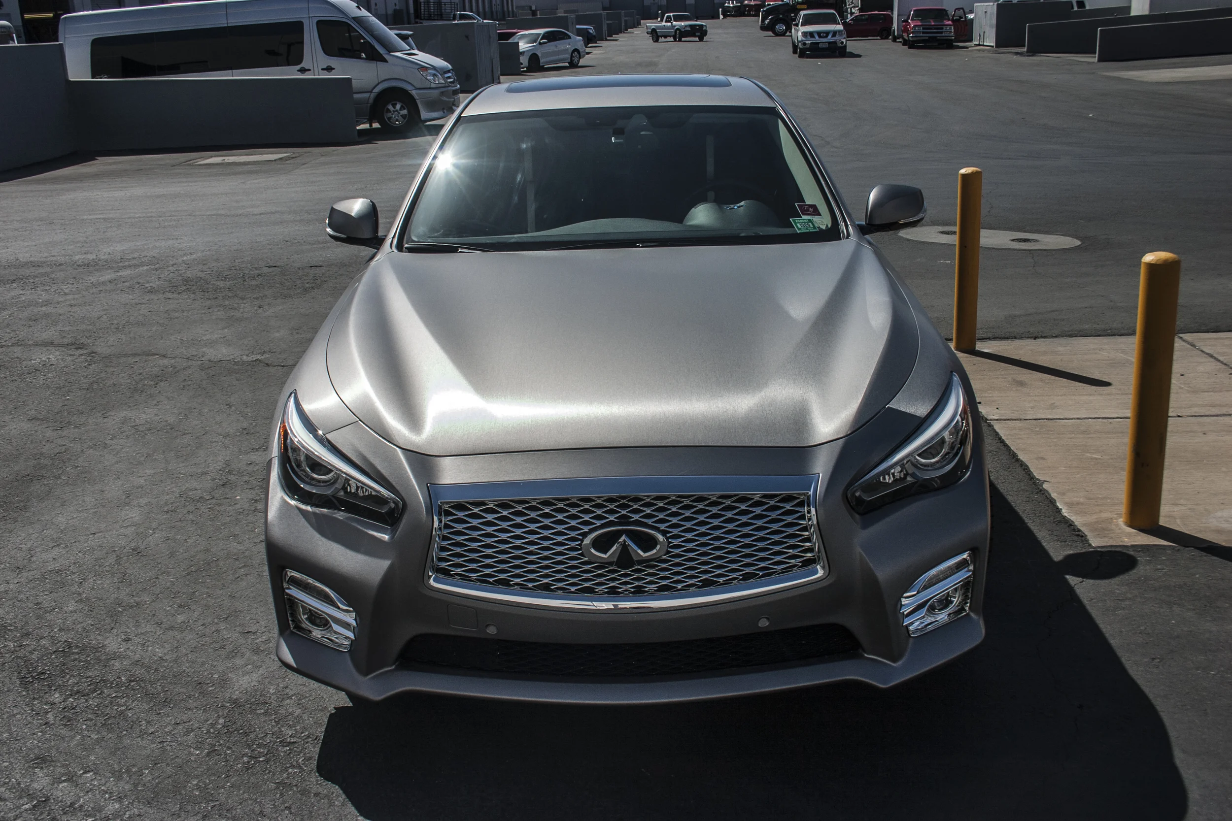 Infiniti Q50 - Brushed Steel — Incognito Wraps