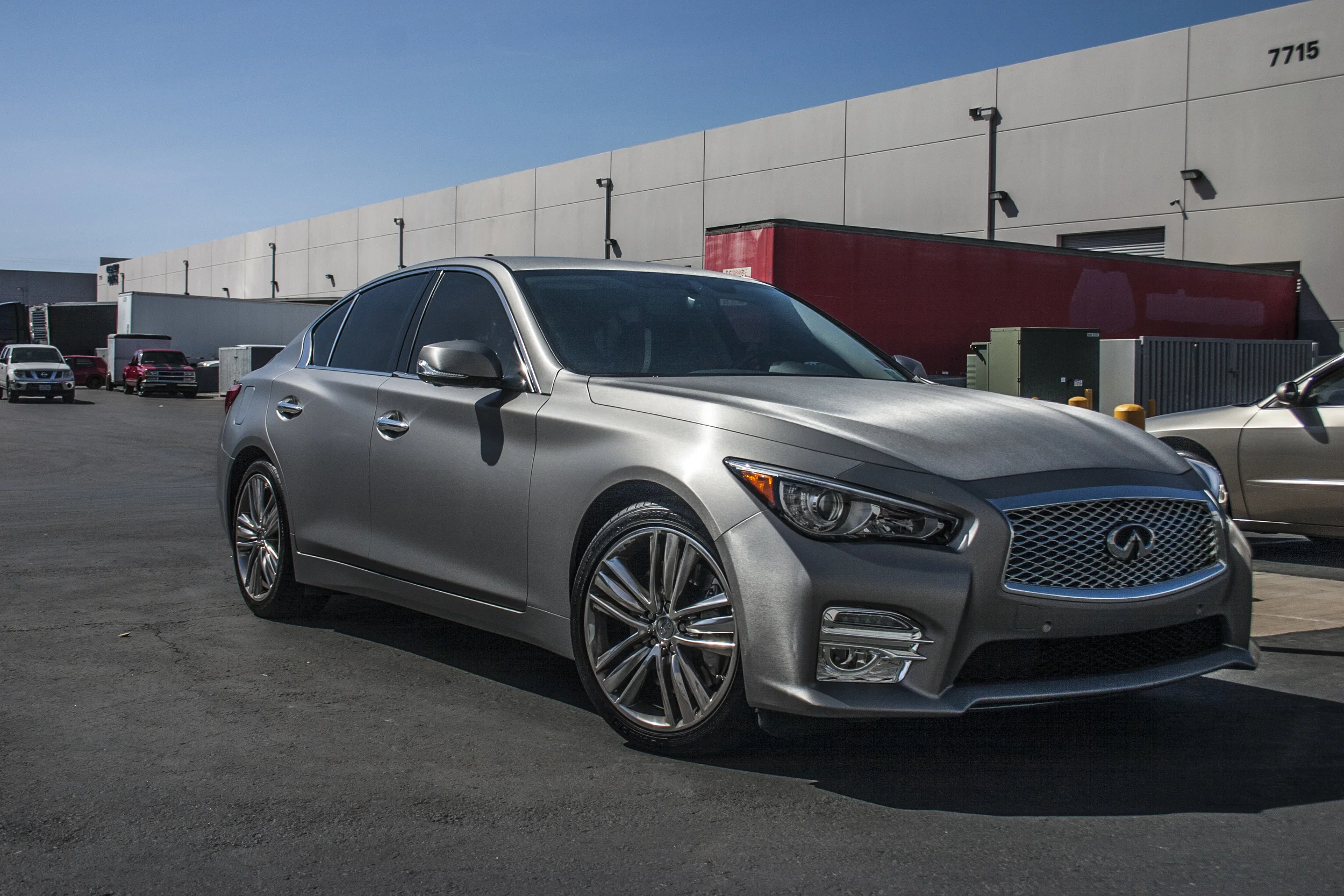 Infiniti Q50 - Brushed Steel — Incognito Wraps