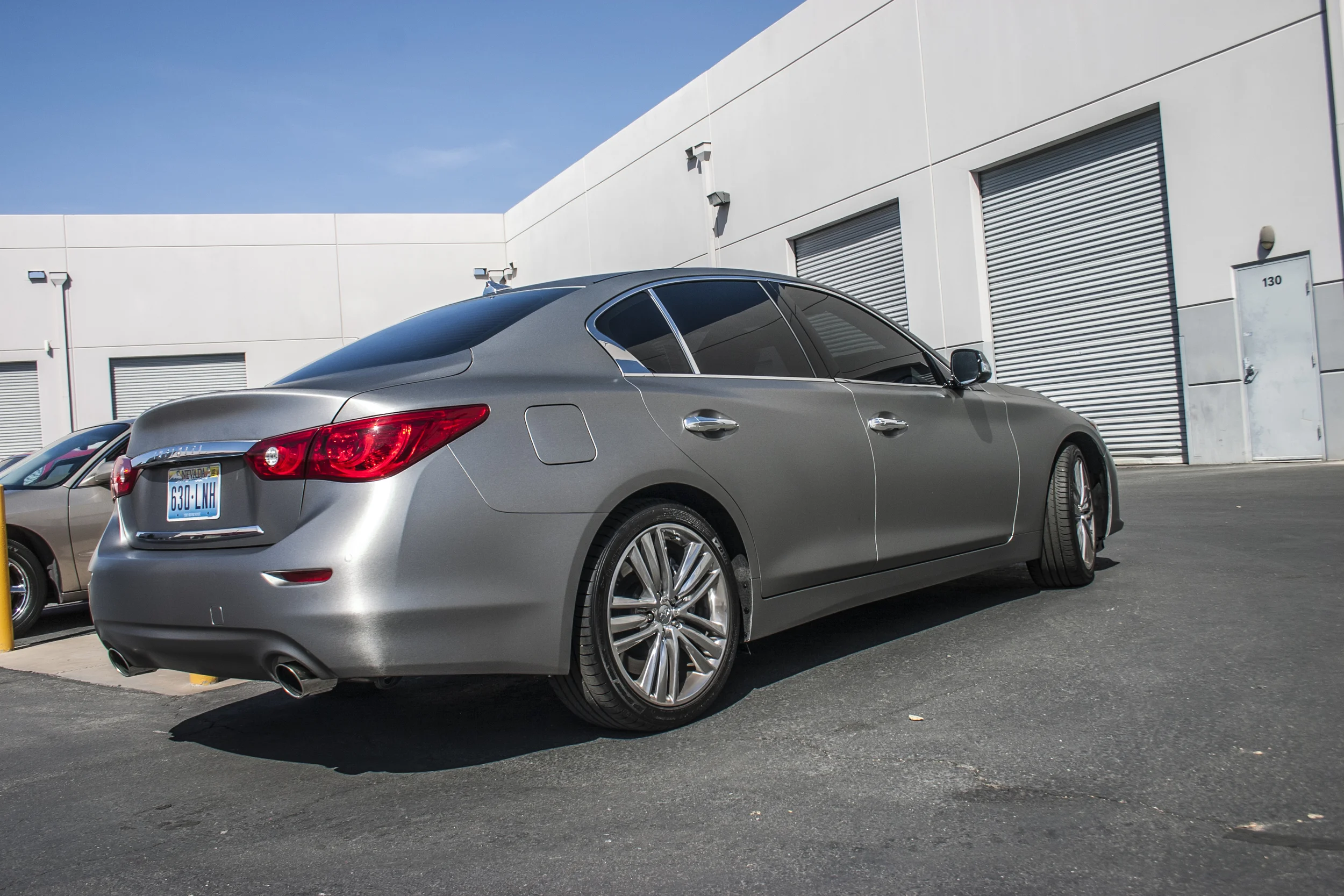 Infiniti Q50 - Brushed Steel — Incognito Wraps