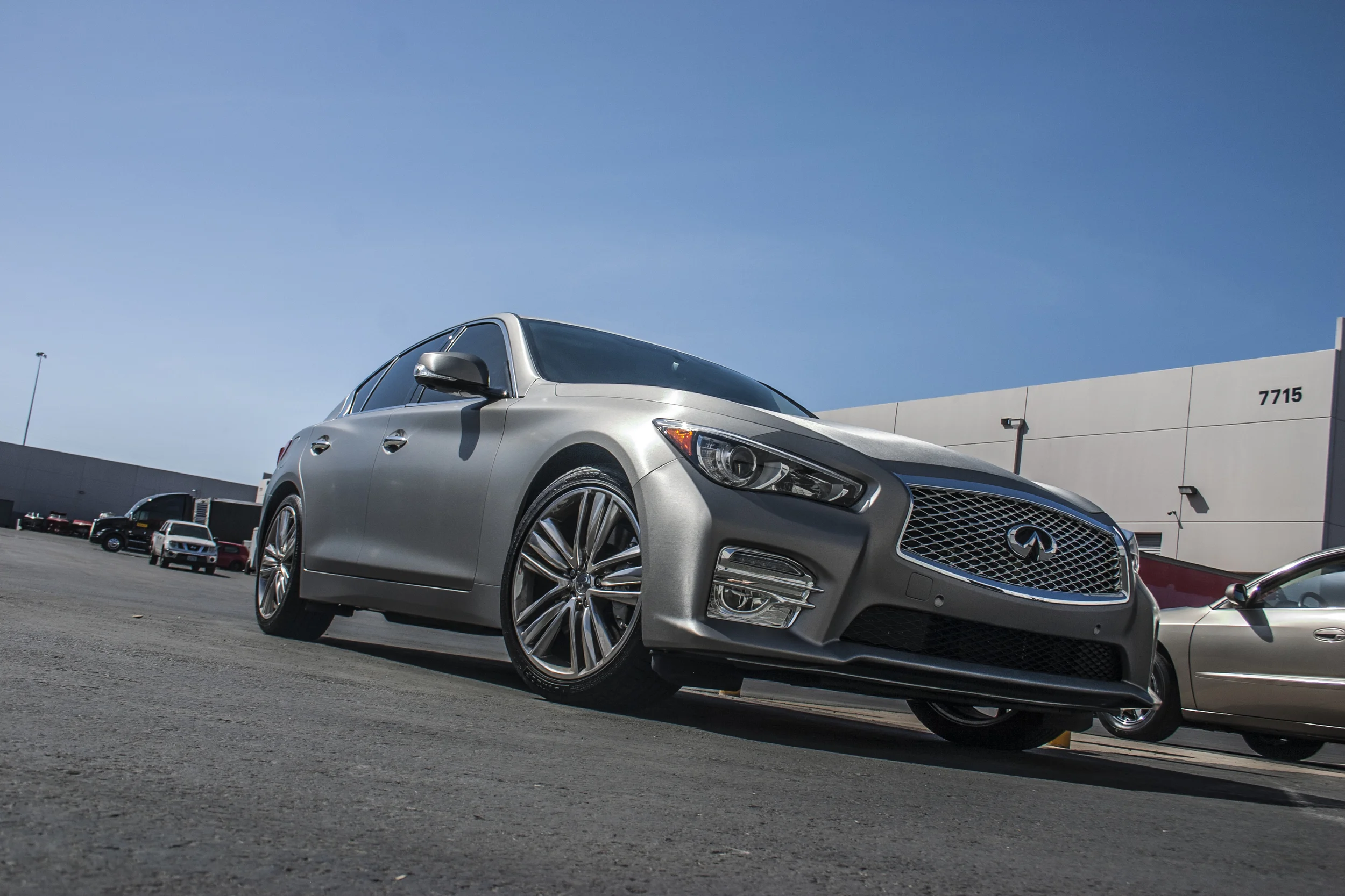 Infiniti Q50 - Brushed Steel — Incognito Wraps