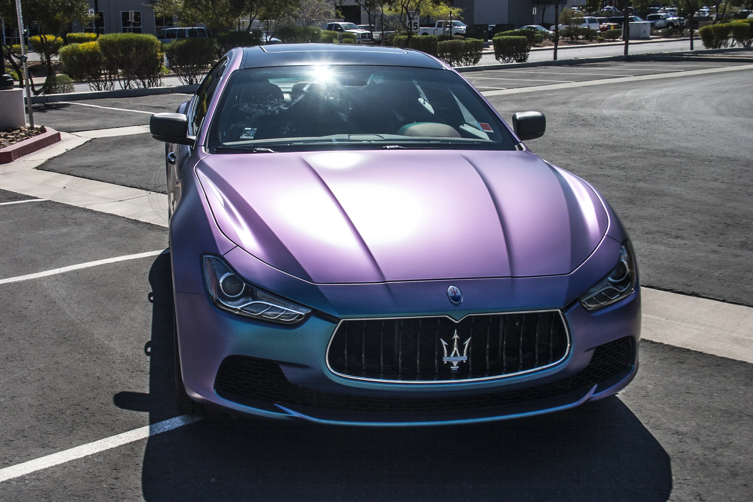 Maserati Ghibli - Shift Effect Turquoise/Lavender — Incognito Wraps