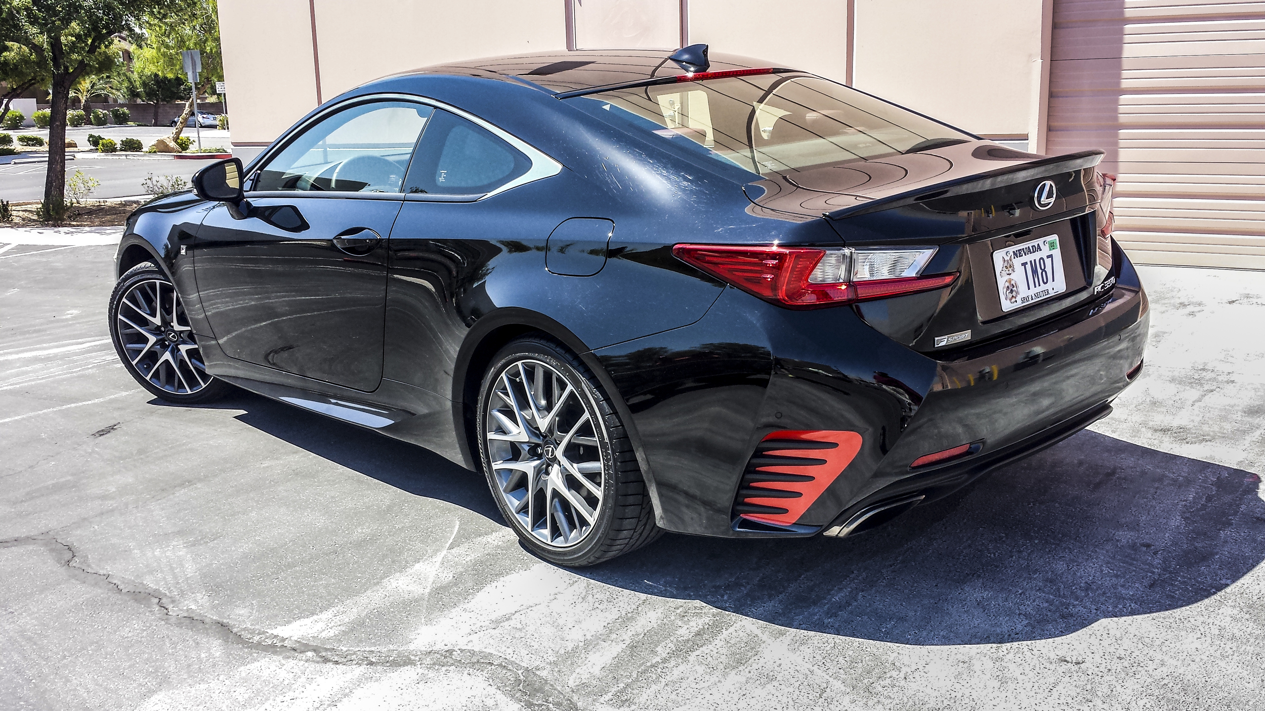 Lexus RCF - Red Orange Flake — Incognito Wraps