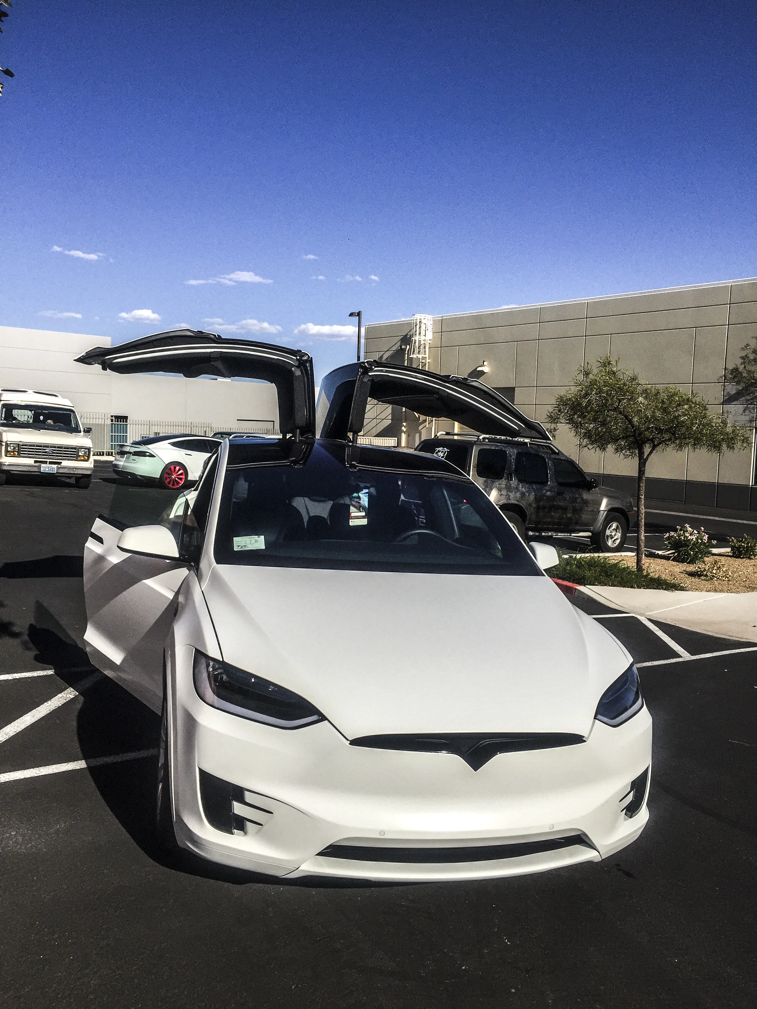Tesla Model X - ALL Satin White — Incognito Wraps