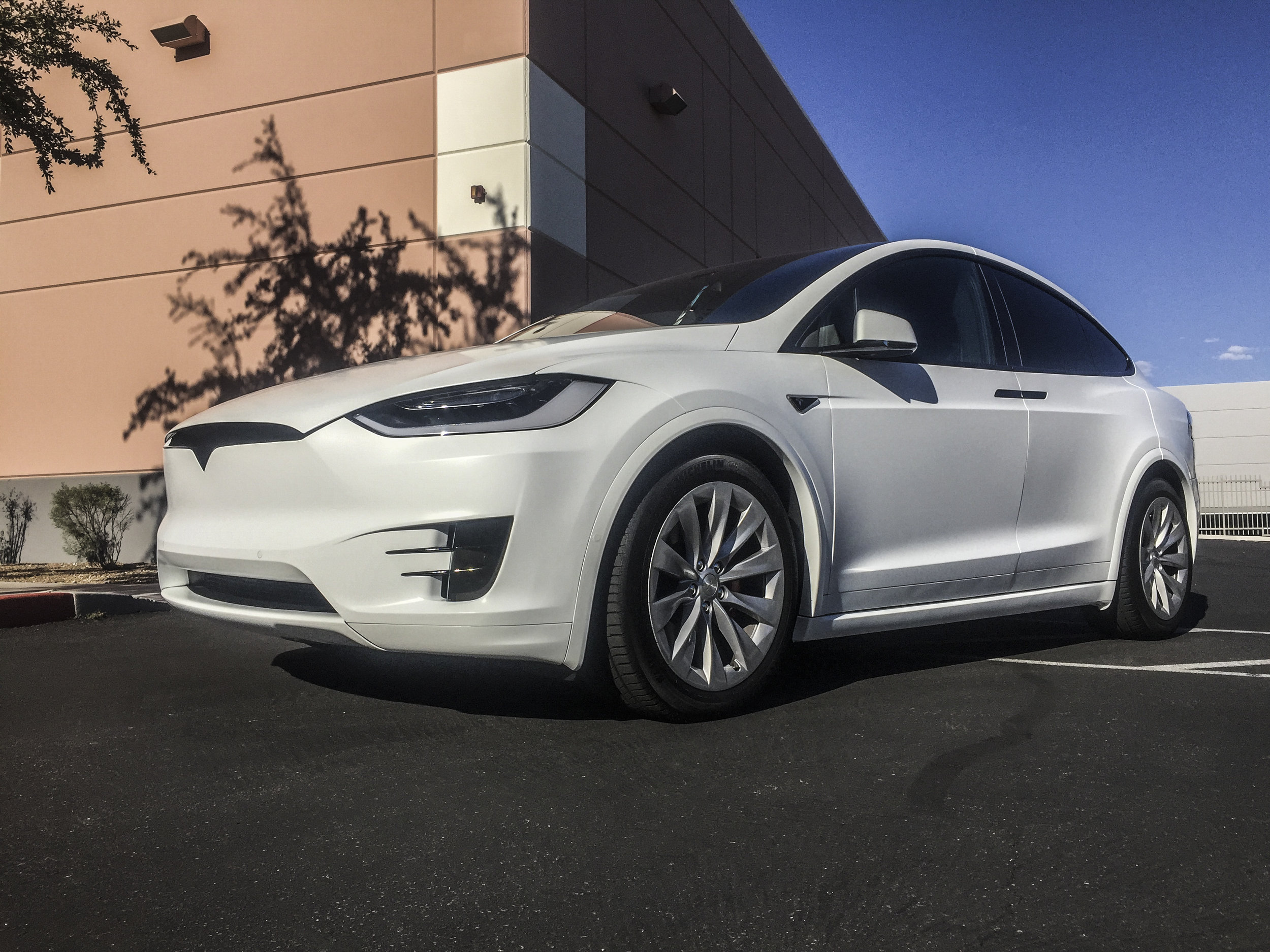 Tesla Model X - ALL Satin White — Incognito Wraps