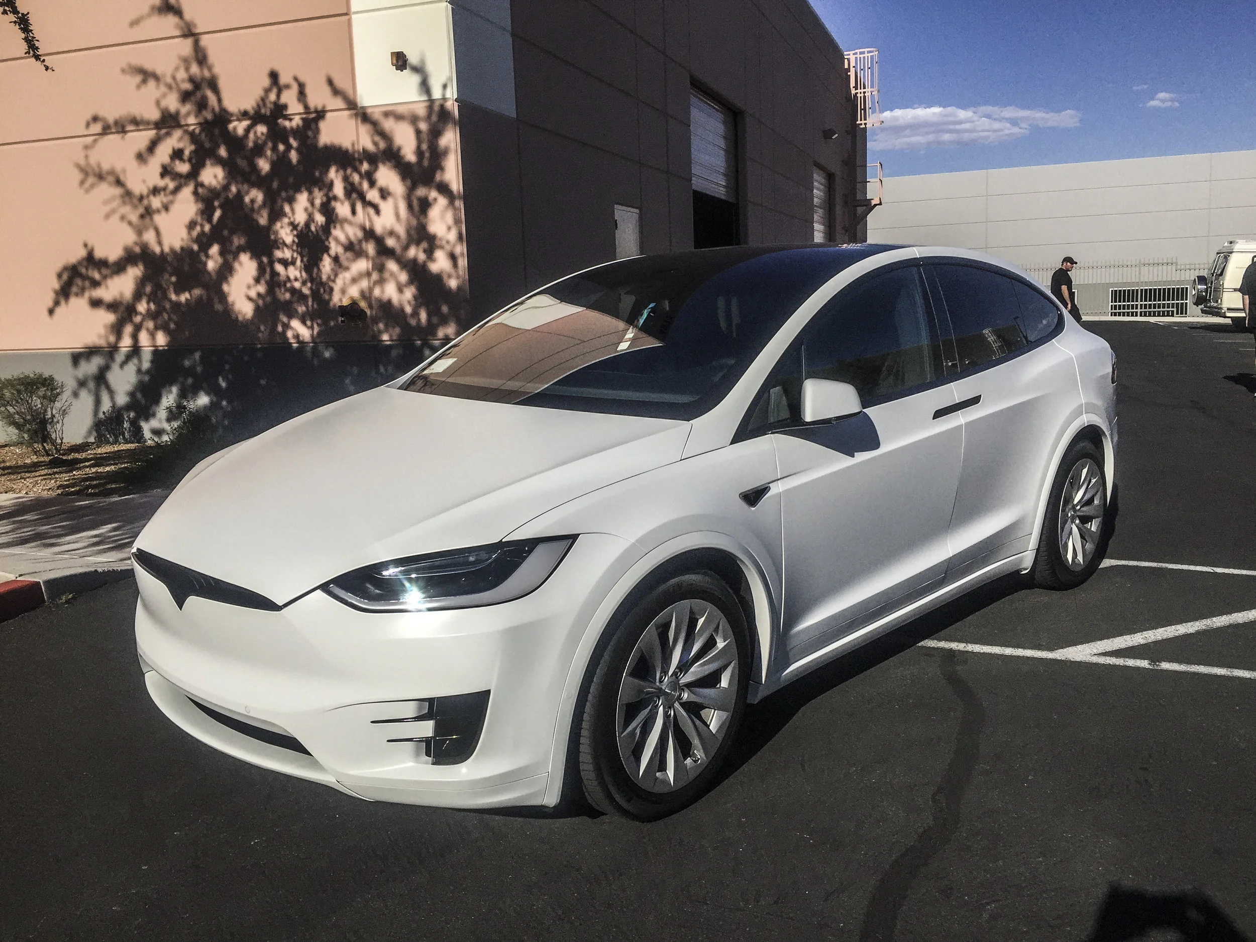 Tesla Model S Matte White