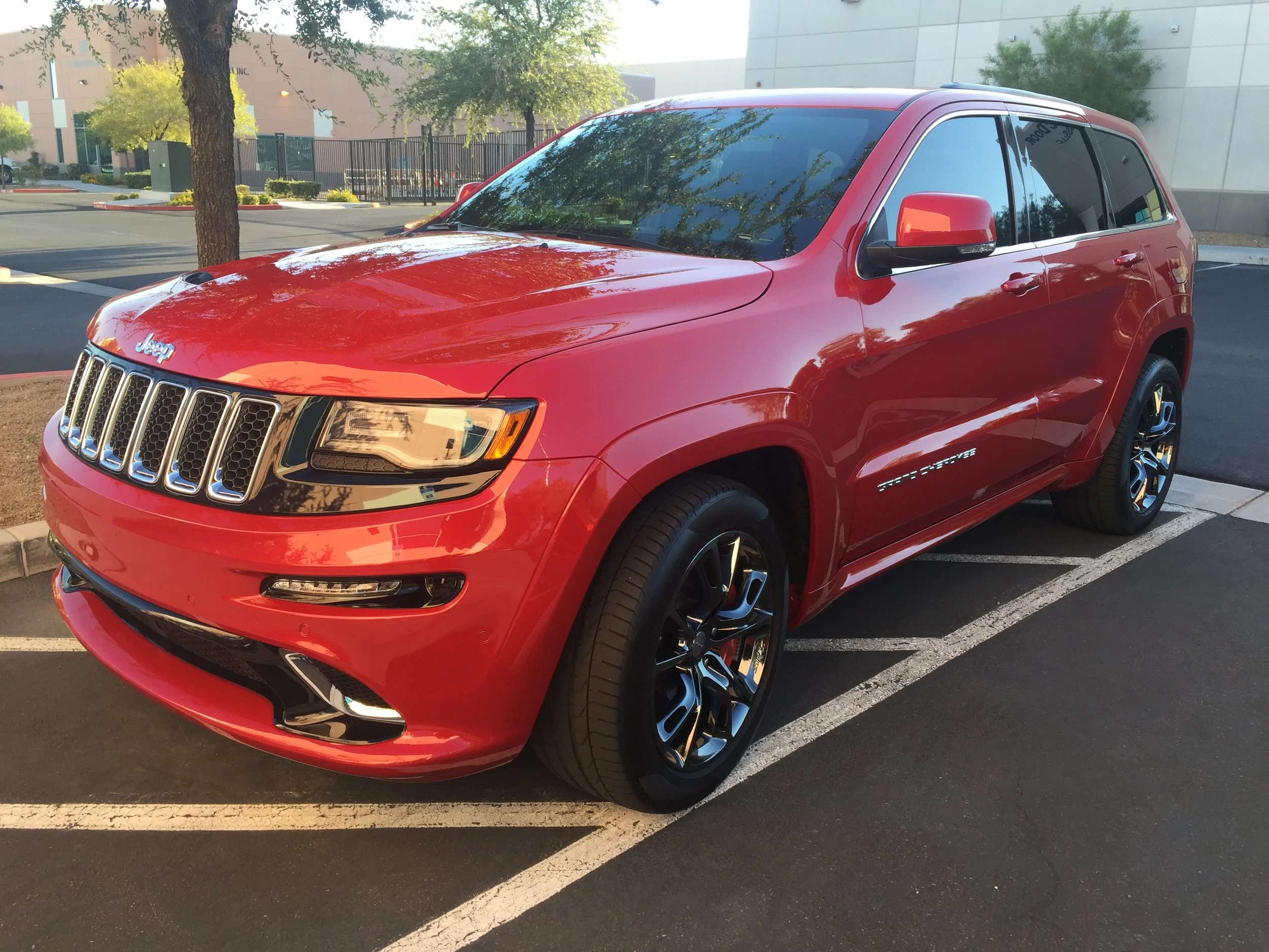 Jeep Grand Cherokee SRT - Gloss Black Chrome Delete — Incognito Wraps