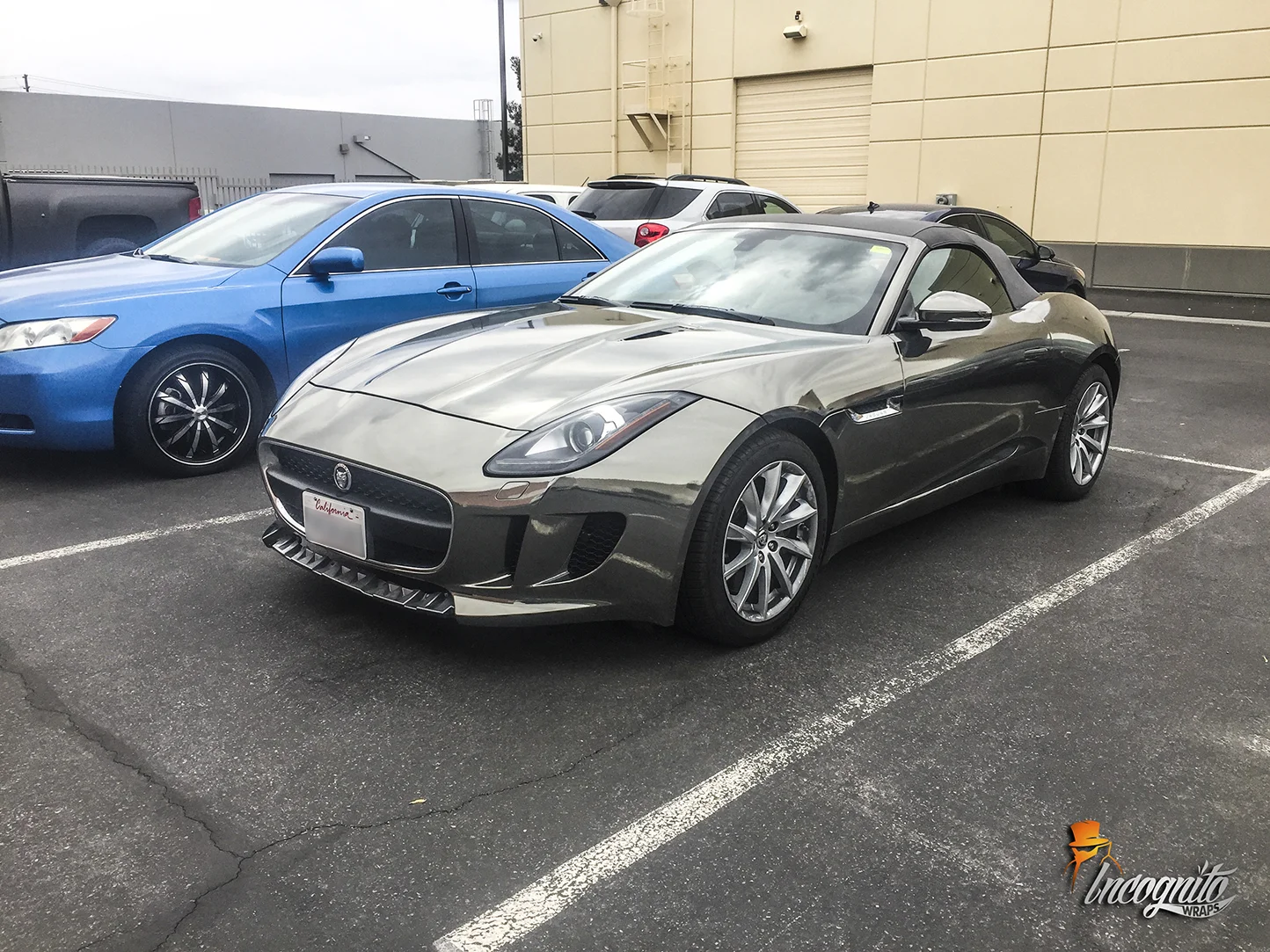 Jaguar F-Type - Black Chrome — Incognito Wraps