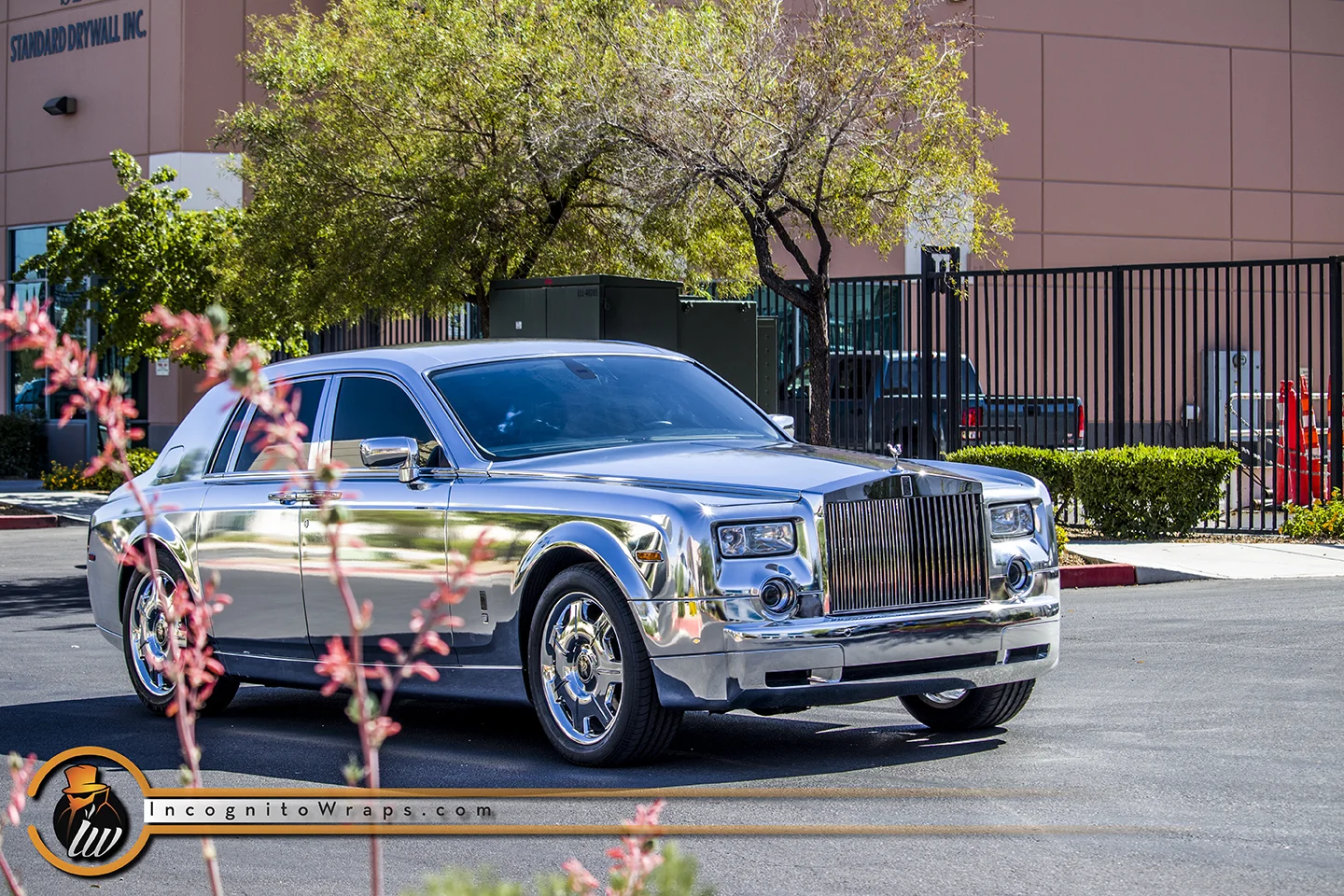 Matte Red Rolls Royce