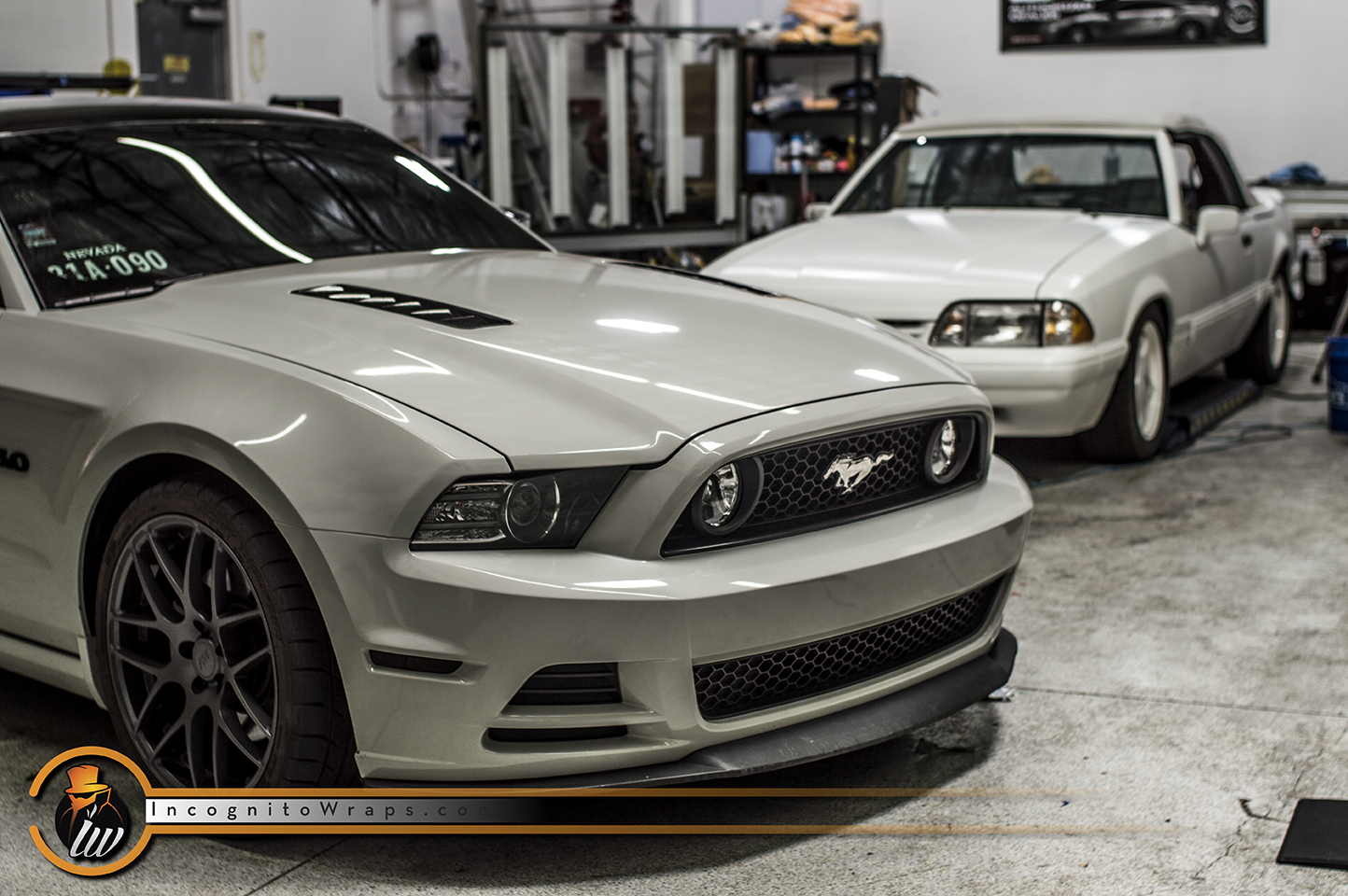 Flat Grey Mustang
