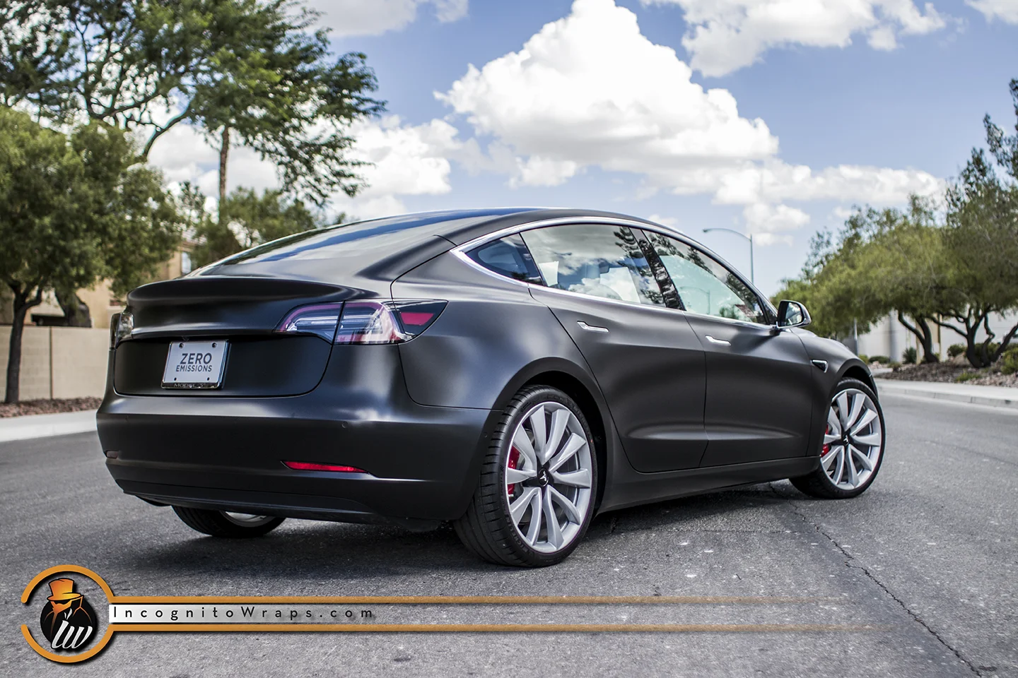 Tesla Model 3 - Satin Black — Incognito Wraps