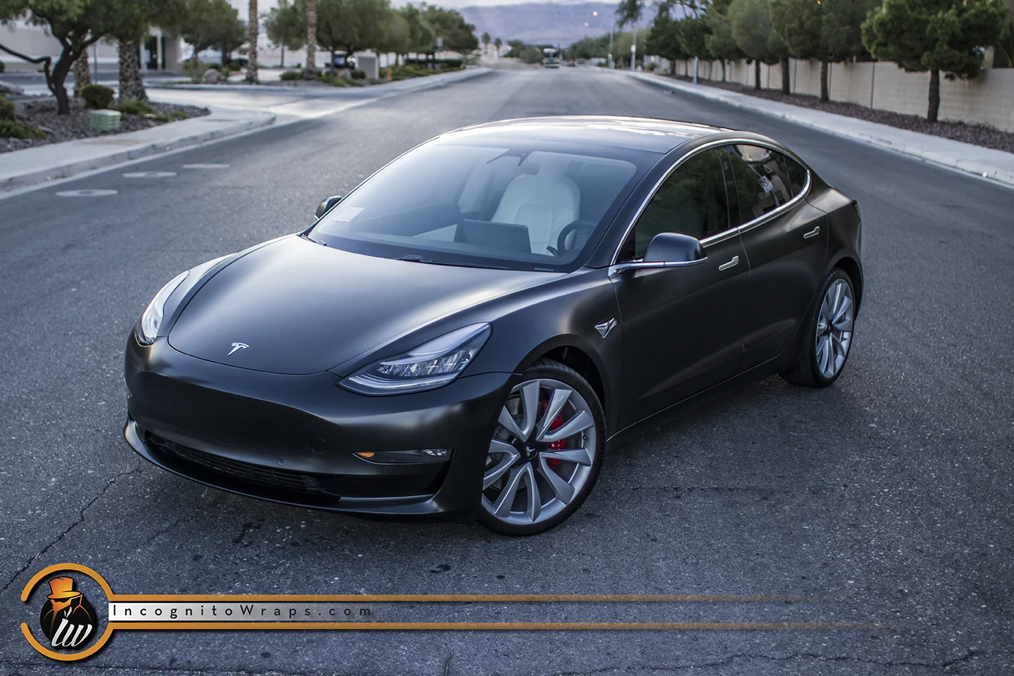 Tesla Model 3 - Satin Black — Incognito Wraps