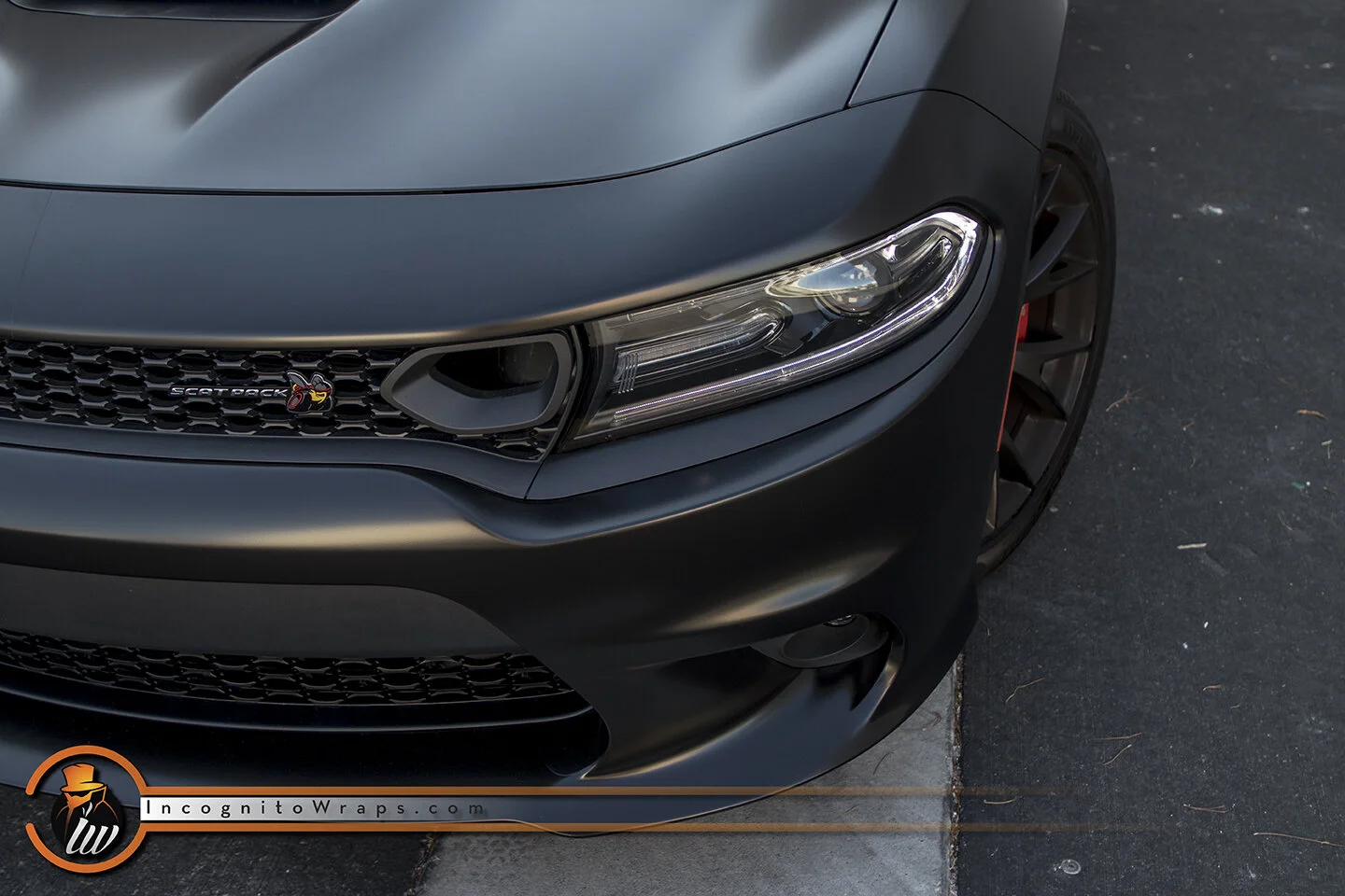 Dodge Charger - Satin Black — Incognito Wraps
