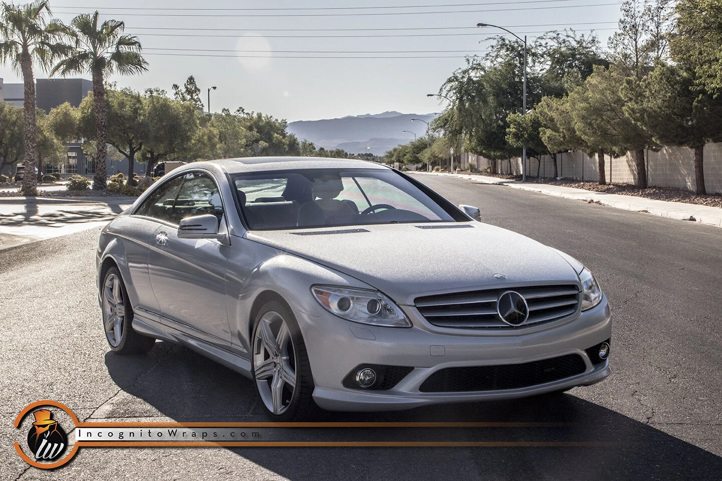 Diamond Silver Mercedes