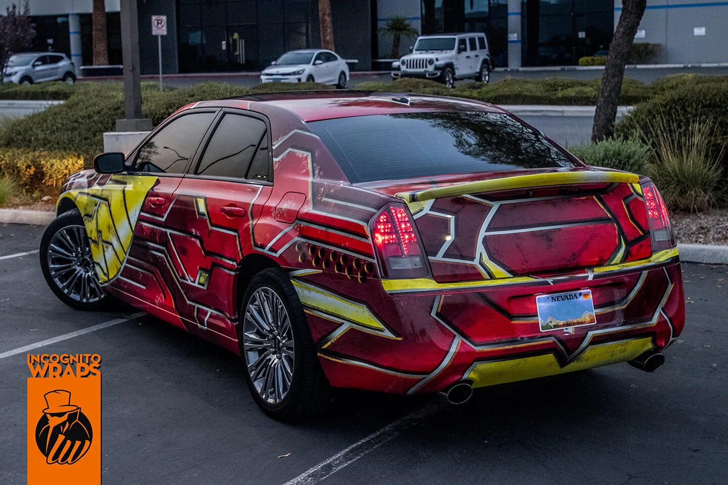 Iron Man Car Paint Job