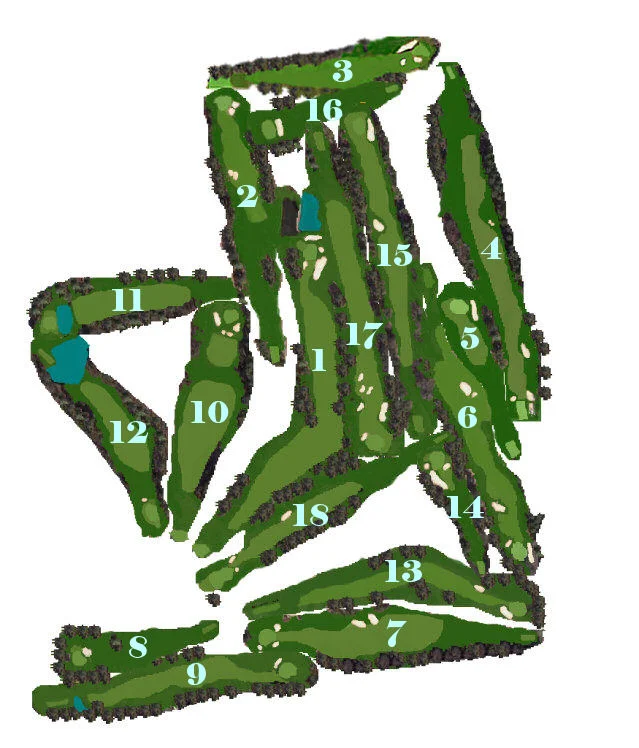 Golf Course Layout — Southeastern Amateur