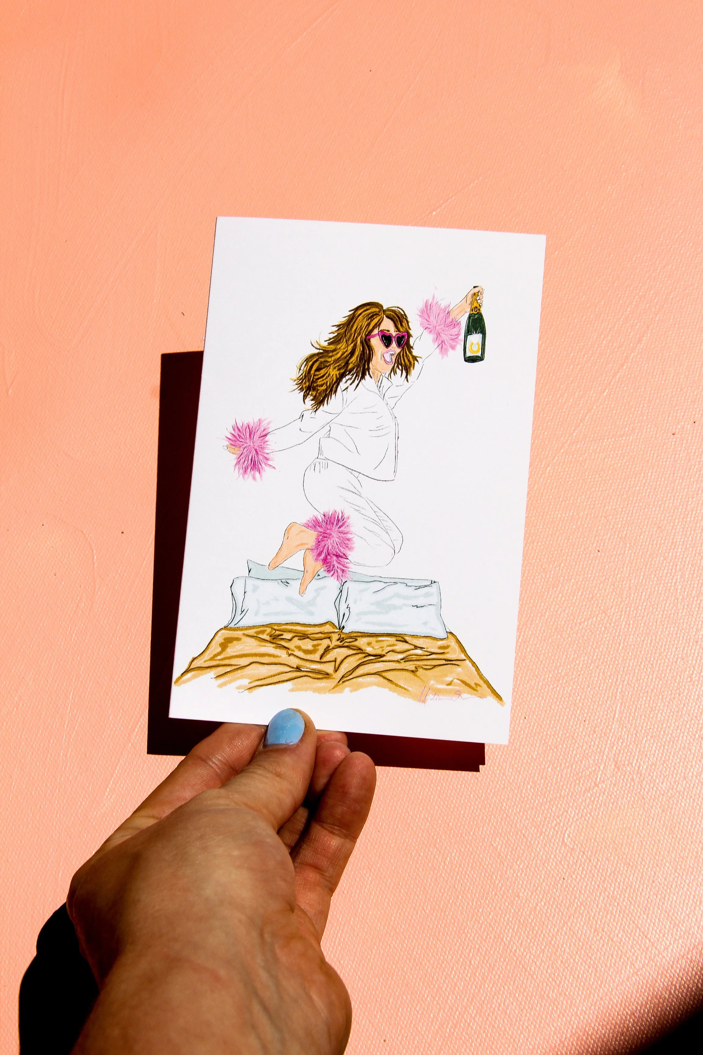 Champagne Rings Card — Madison O'Brien