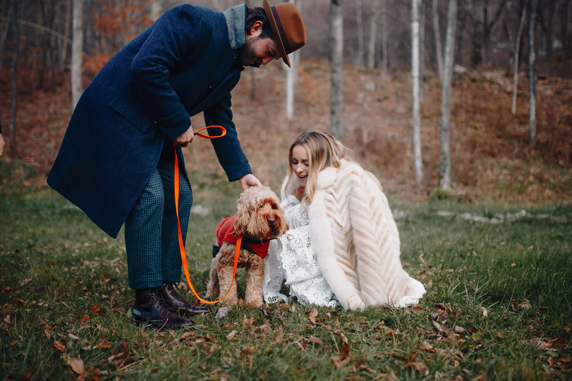 Full Moon Resort Wedding Photos - Autumn, Boho, Catskills - Hudson ...