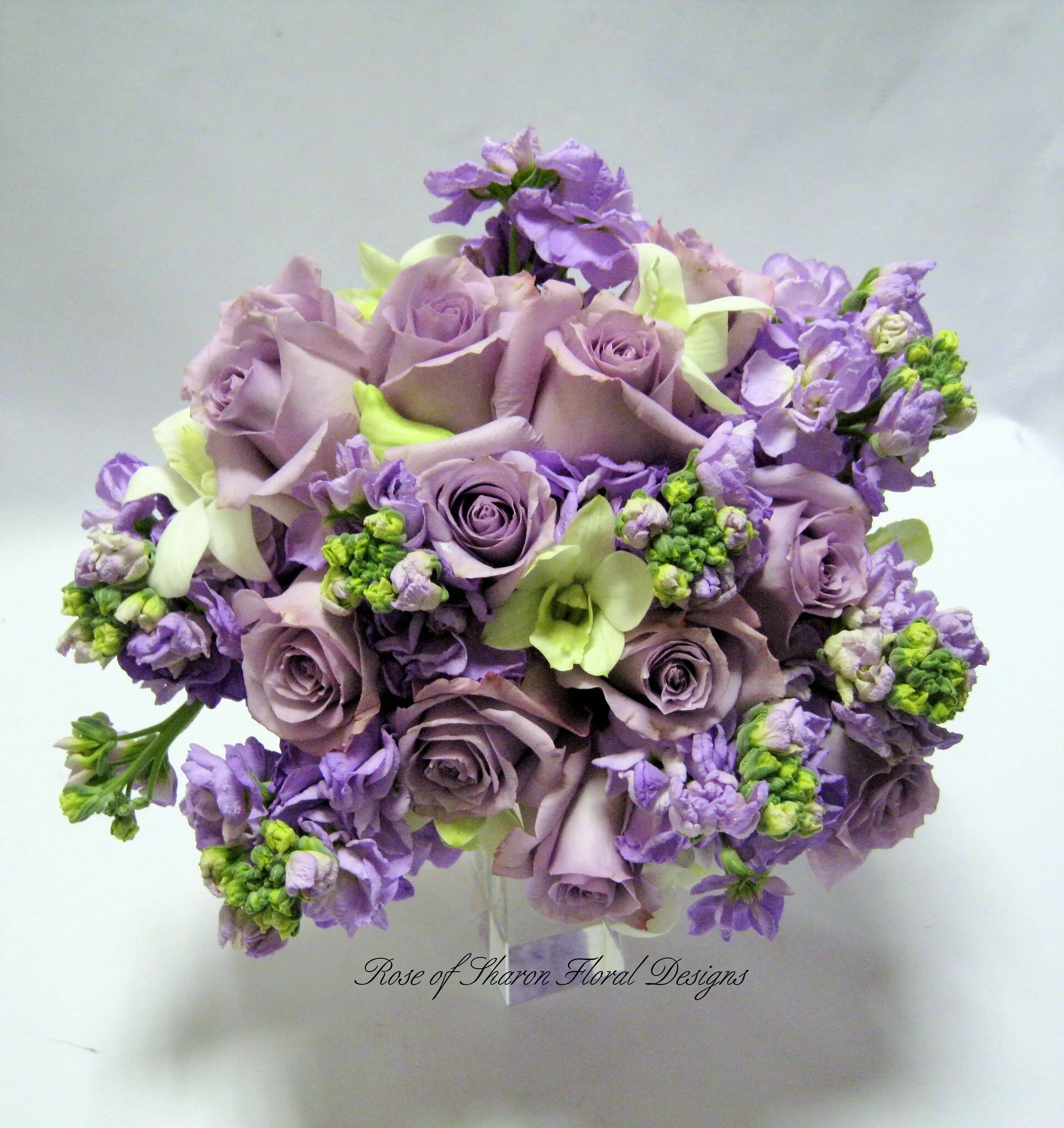 BOUQUET COLOR: PURPLE & LAVENDER — Rose Of Sharon Floral Design Studio