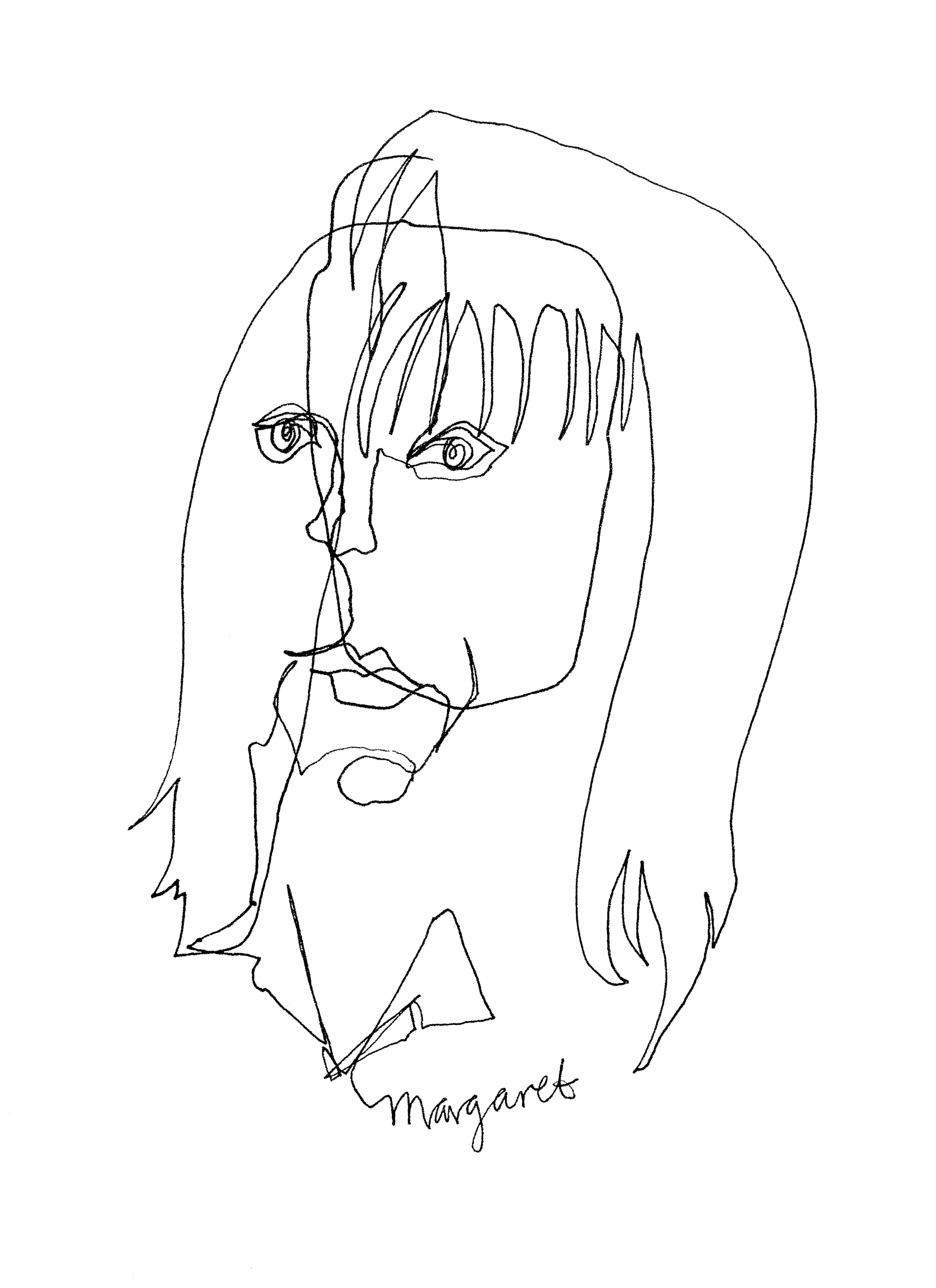 Blind Contour Portrait Artist for Events | Los Angeles — Allison Kunath ...