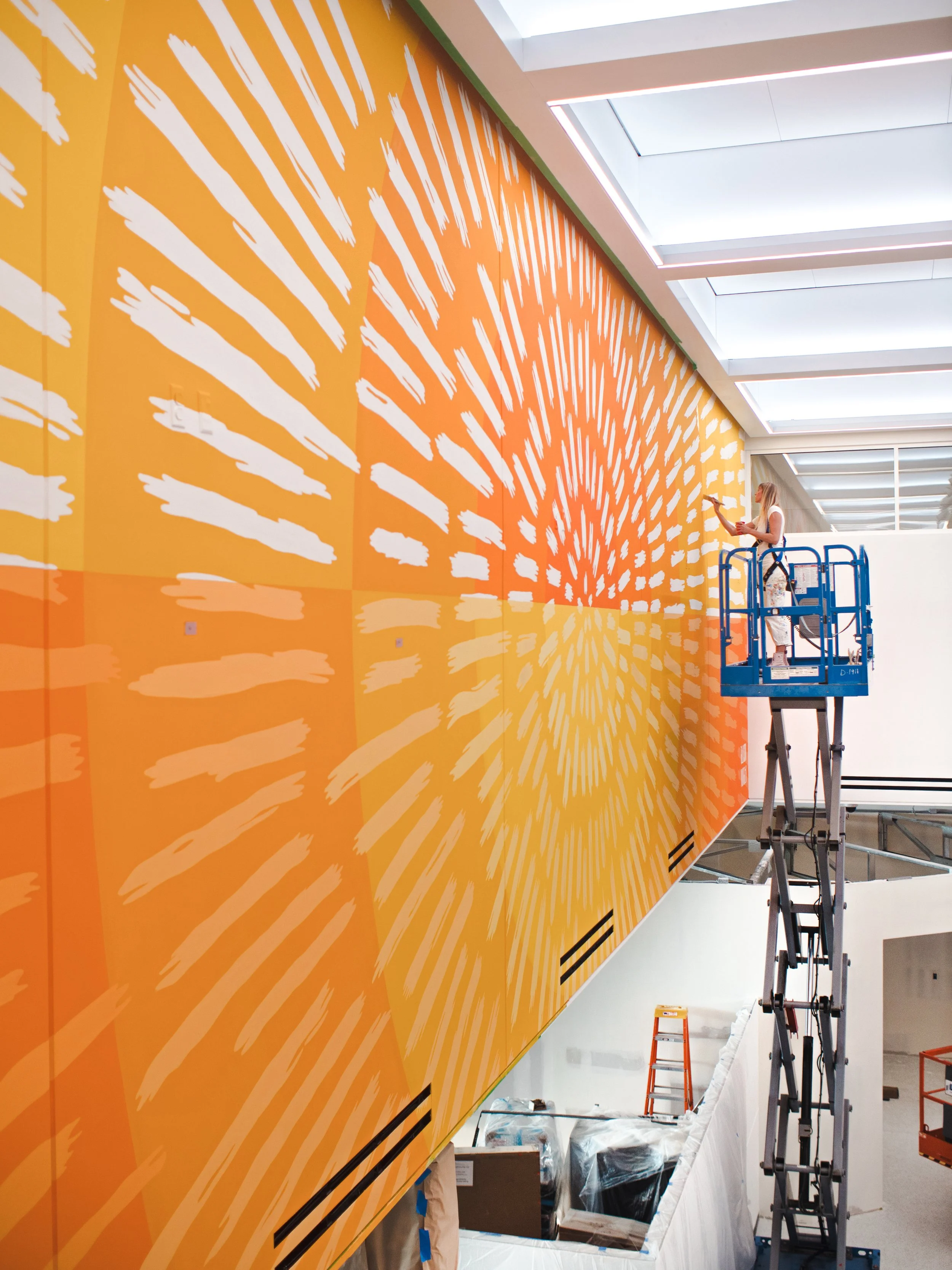 LAX Mural – 3,400 Sq Ft Hand-Painted Installation in Los Angeles ...