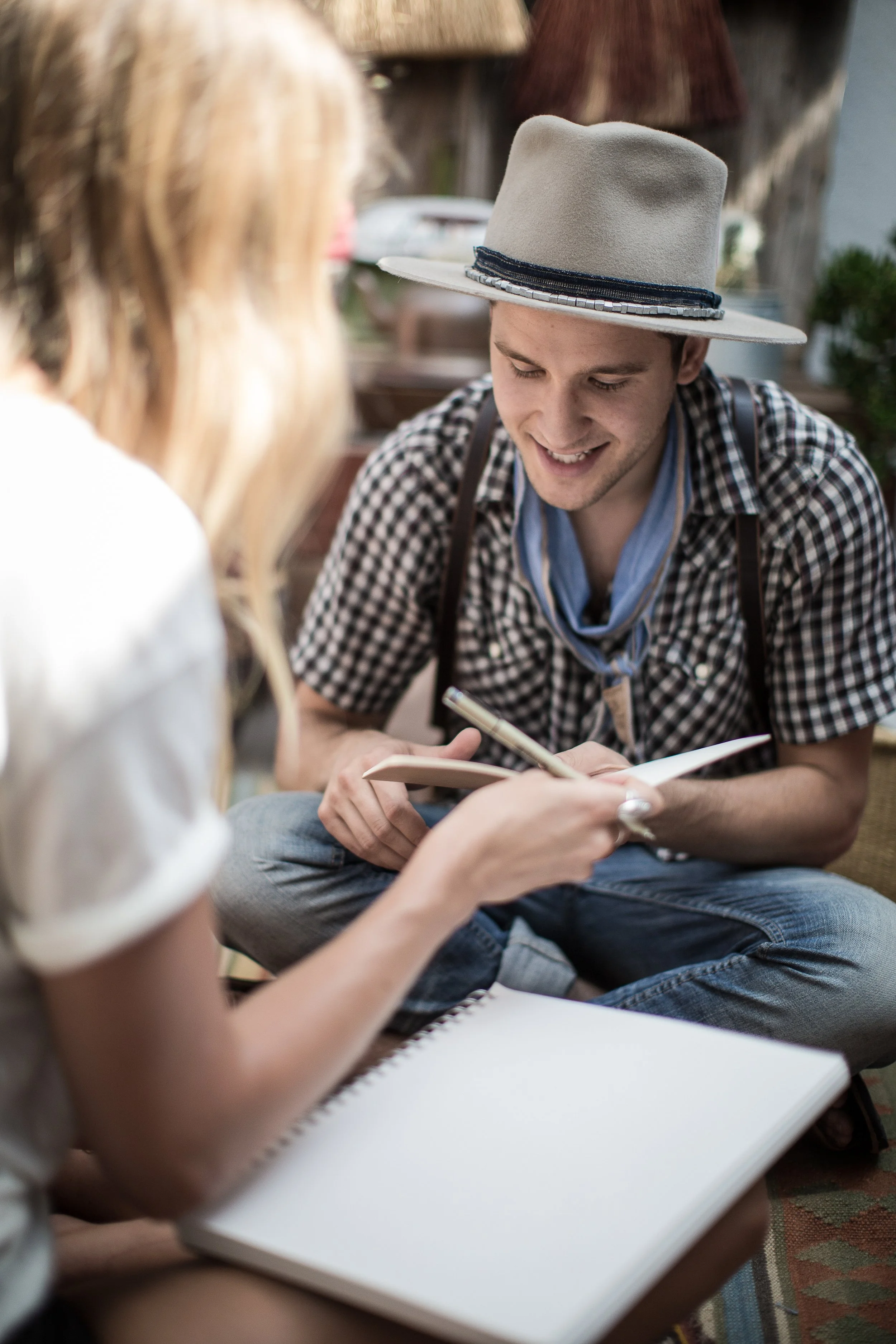 Blind Contour Portrait Artist for Events | Los Angeles — Allison Kunath ...