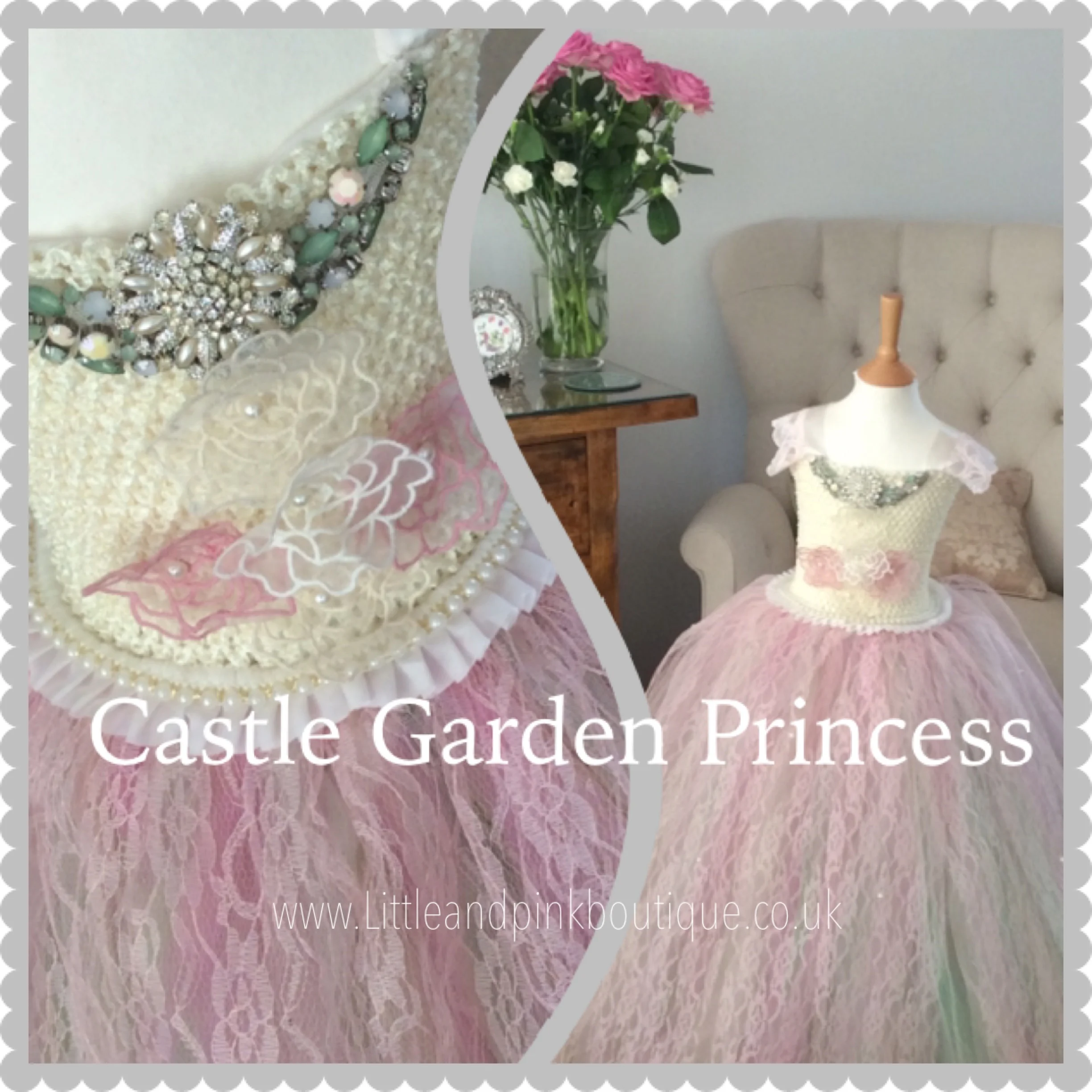 Princess Deluxe Bespoke Dresses | Little and Pink Boutique