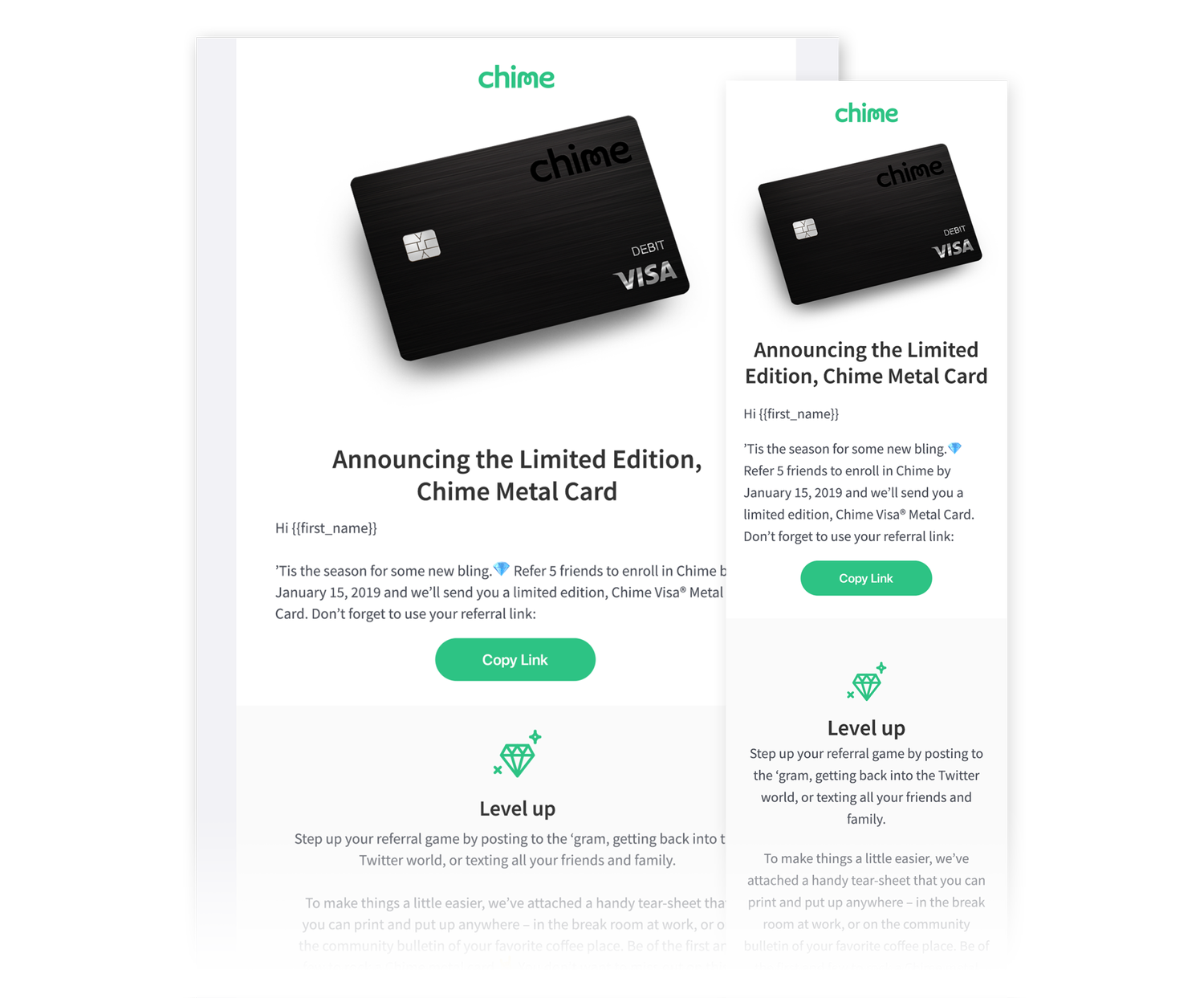 Chime Metal Debit Card — Ashley Seo