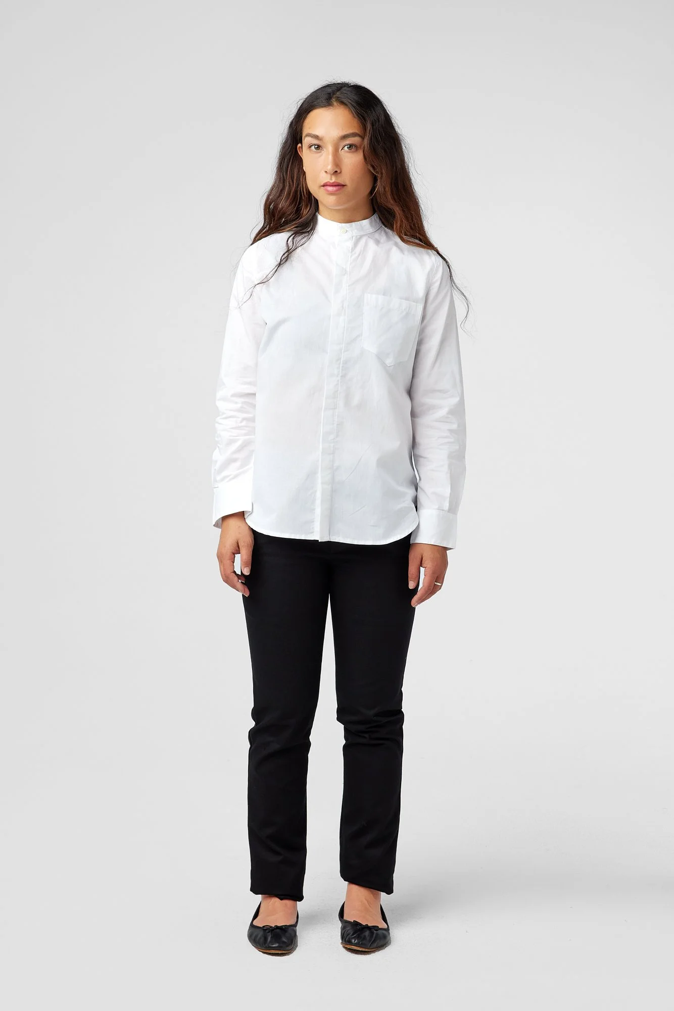 White Server Shirts