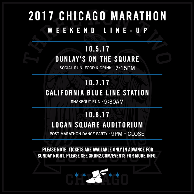 3RUN2® EVENTS — THREE RUN TWO®