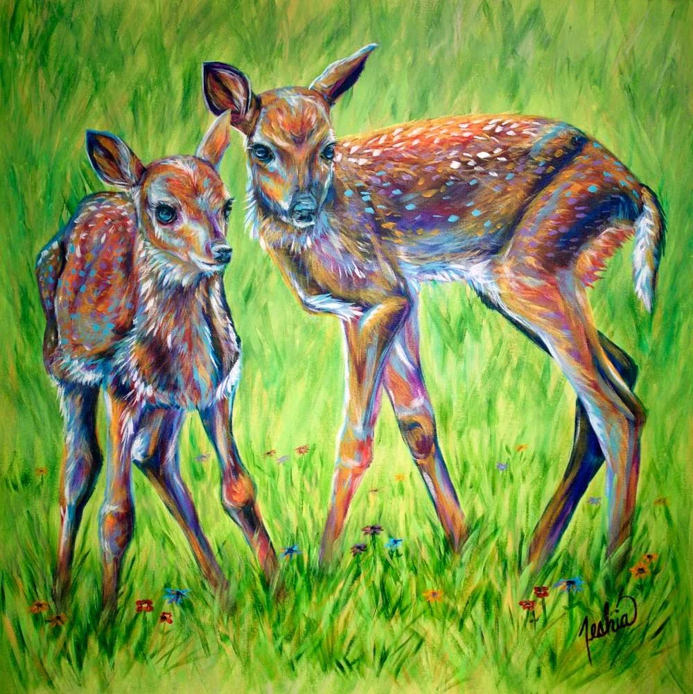 Portfolio - Colorful, Contemporary Animal Wildlife Fine Art Paintings ...